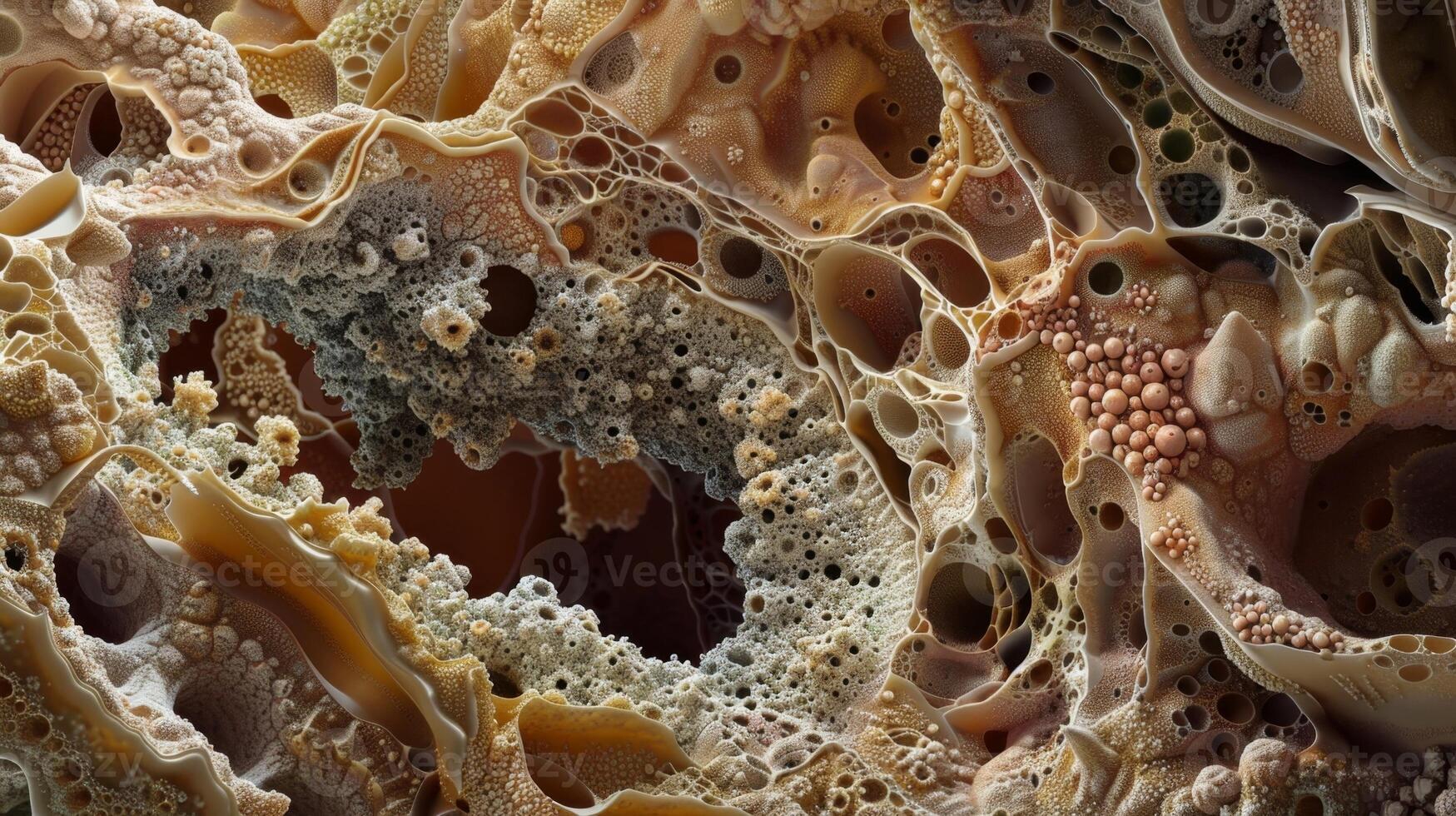 A High Magnification Image Of A Nuclear Pore Complex Displaying Its