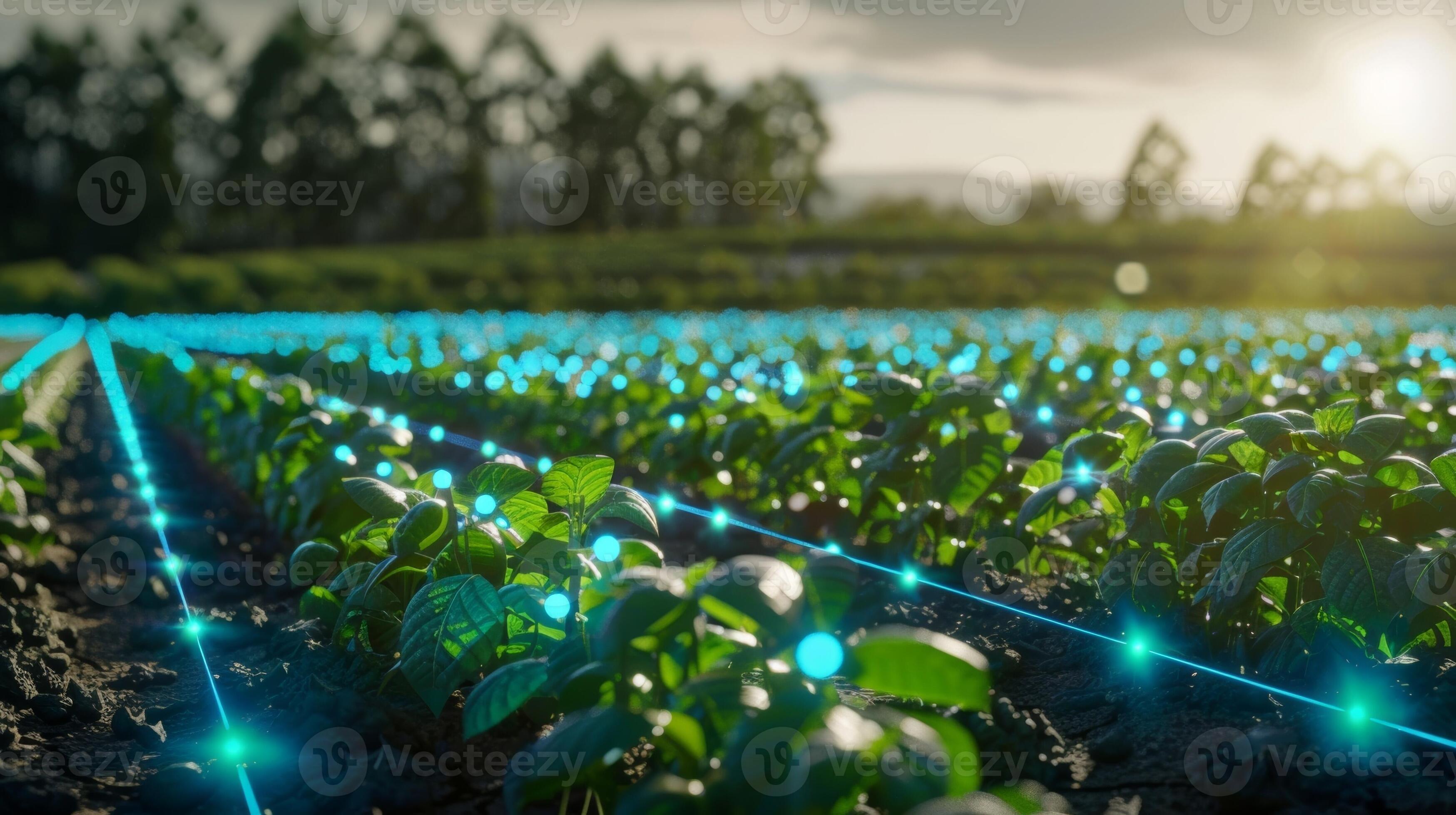 An Iotbased Nutrient Delivery System In A Crop Field Can Be Measured And Adjusted Remotely