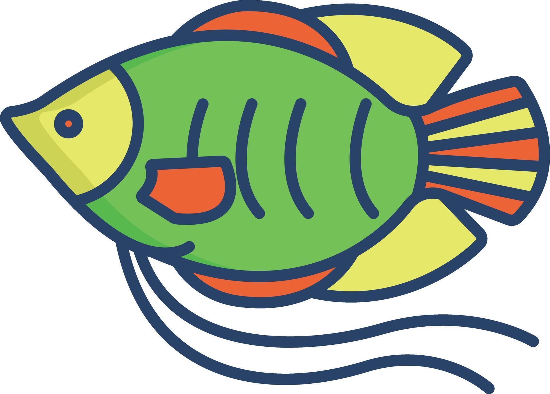 Dwarf gourami Fish linear color illustration 46097082 Vector Art at ... Dwarf gourami Fish linear color illustration 46097082 Vector Art at ...