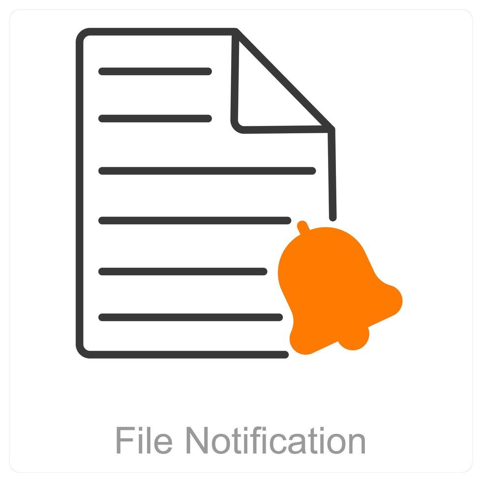 File Notification And Alert Icon Concept 46101444 Vector Art At Vecteezy