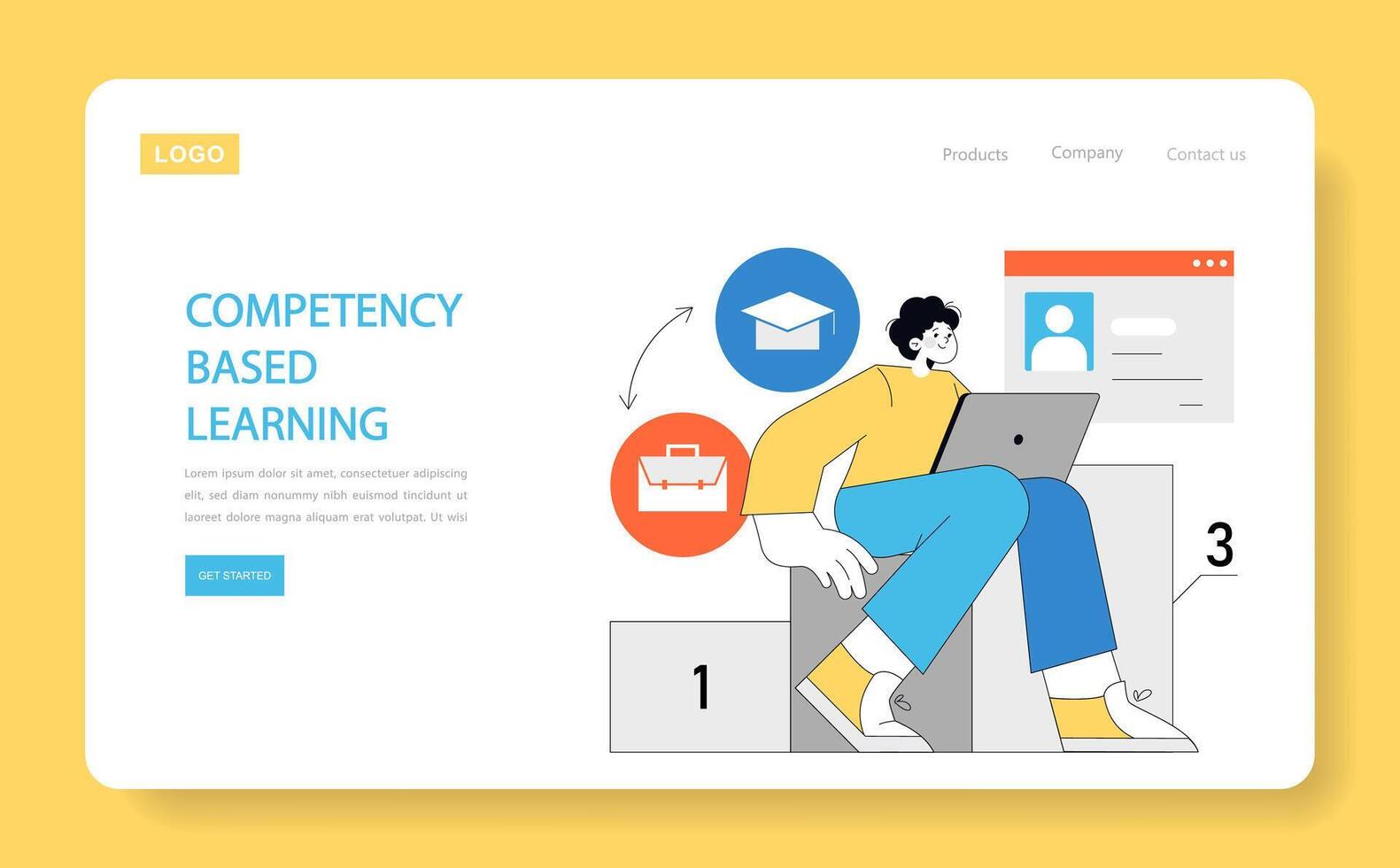 Competency-Based Learning concept. illustration. 46120866 Vector Art at ...
