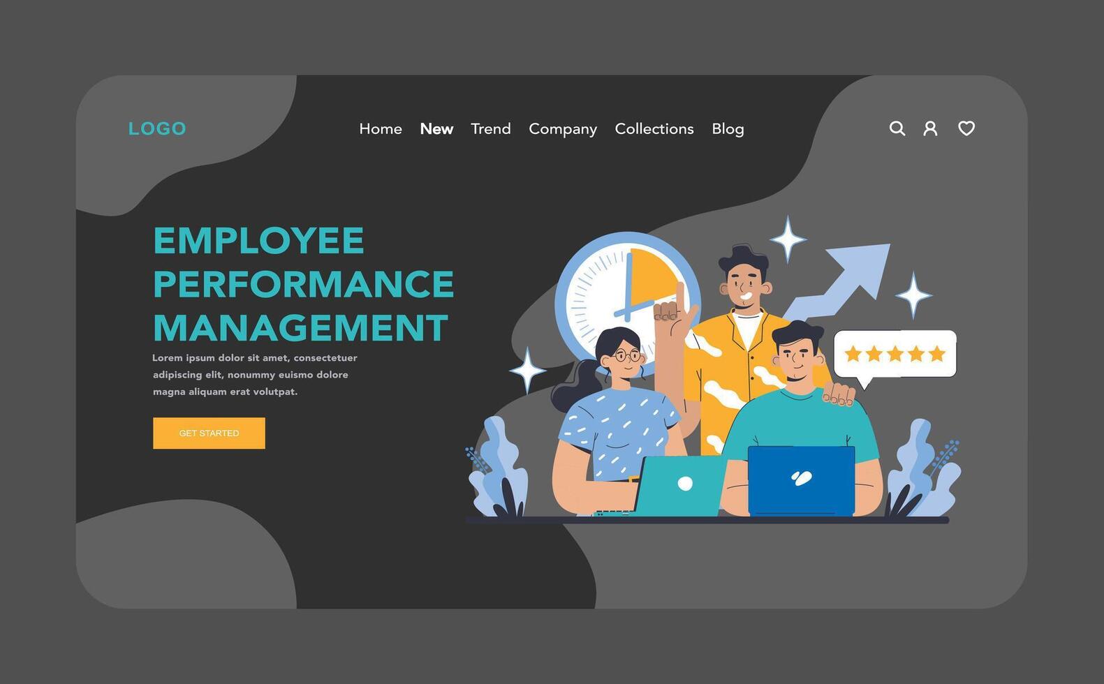 Operational Processes And Technologies Concept Flat Illustration