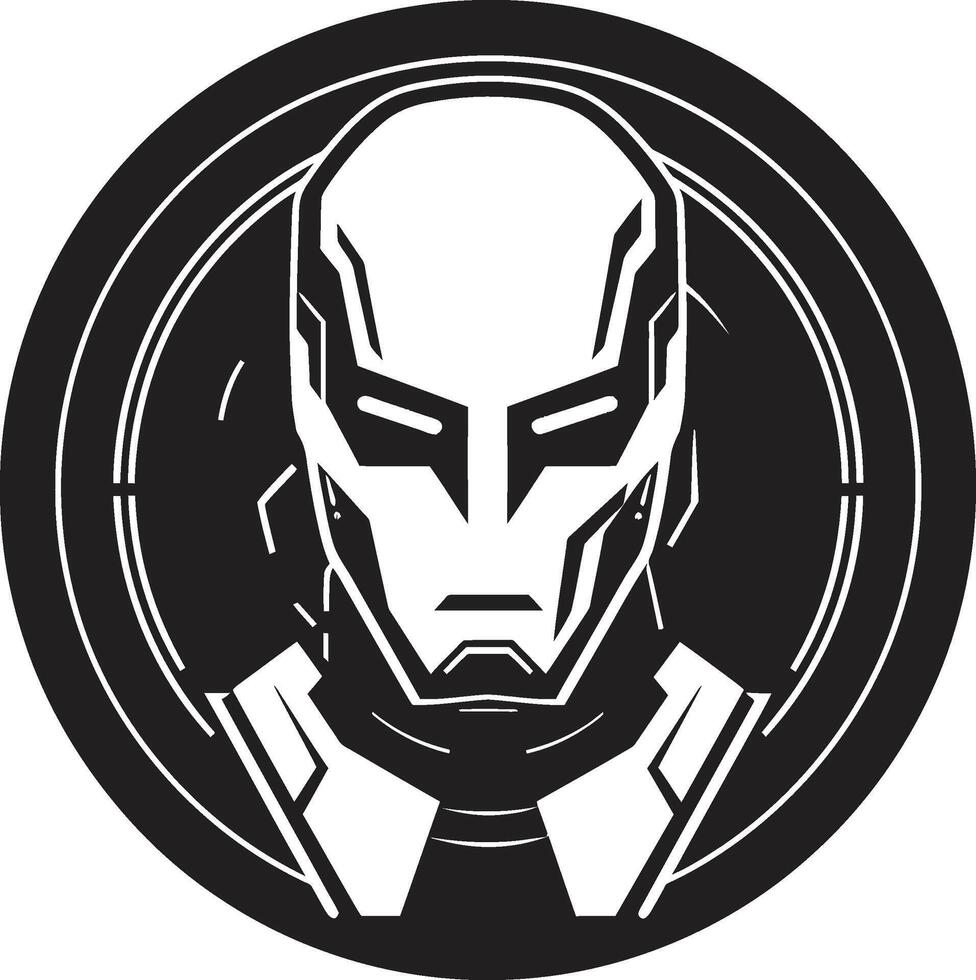 Metallic Maestro Black Cyberrobotic Symbol Digital Dynamo Robot Face ... Metallic Maestro Black Cyberrobotic Symbol Digital Dynamo Robot Face ...