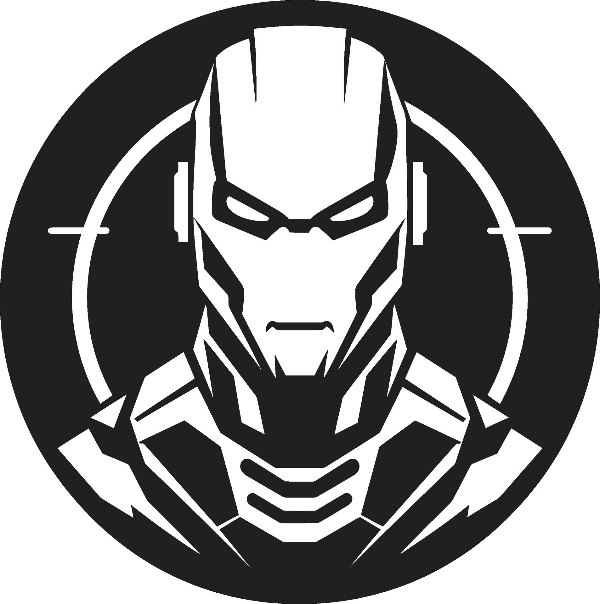 Cybernetic Crusader Black Cyberrobot Robotic Revelation Cybernetic Head ...