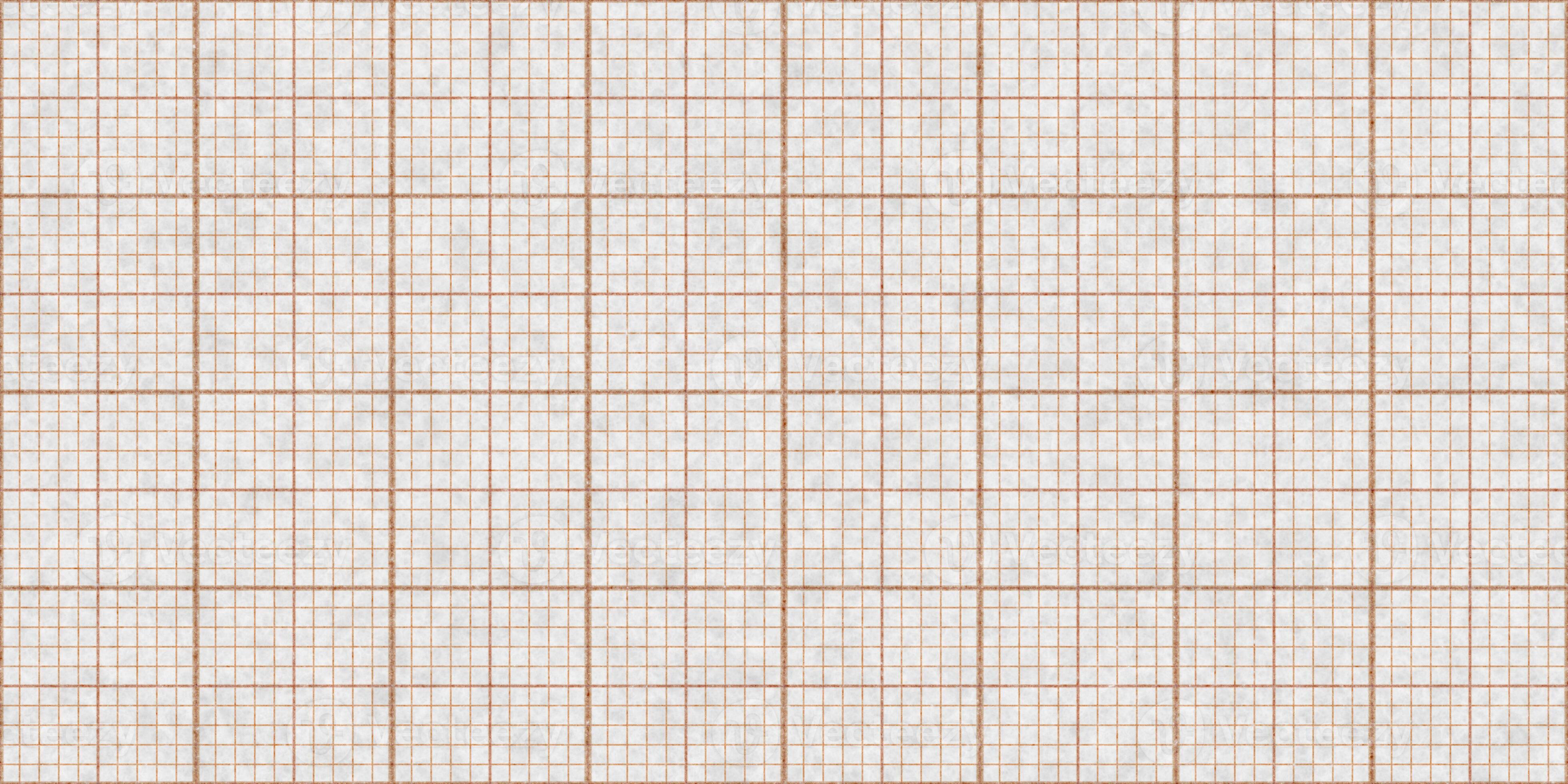 Orange Seamless Millimeter Paper Background Tiling Graph Grid Texture Empty Lined Pattern