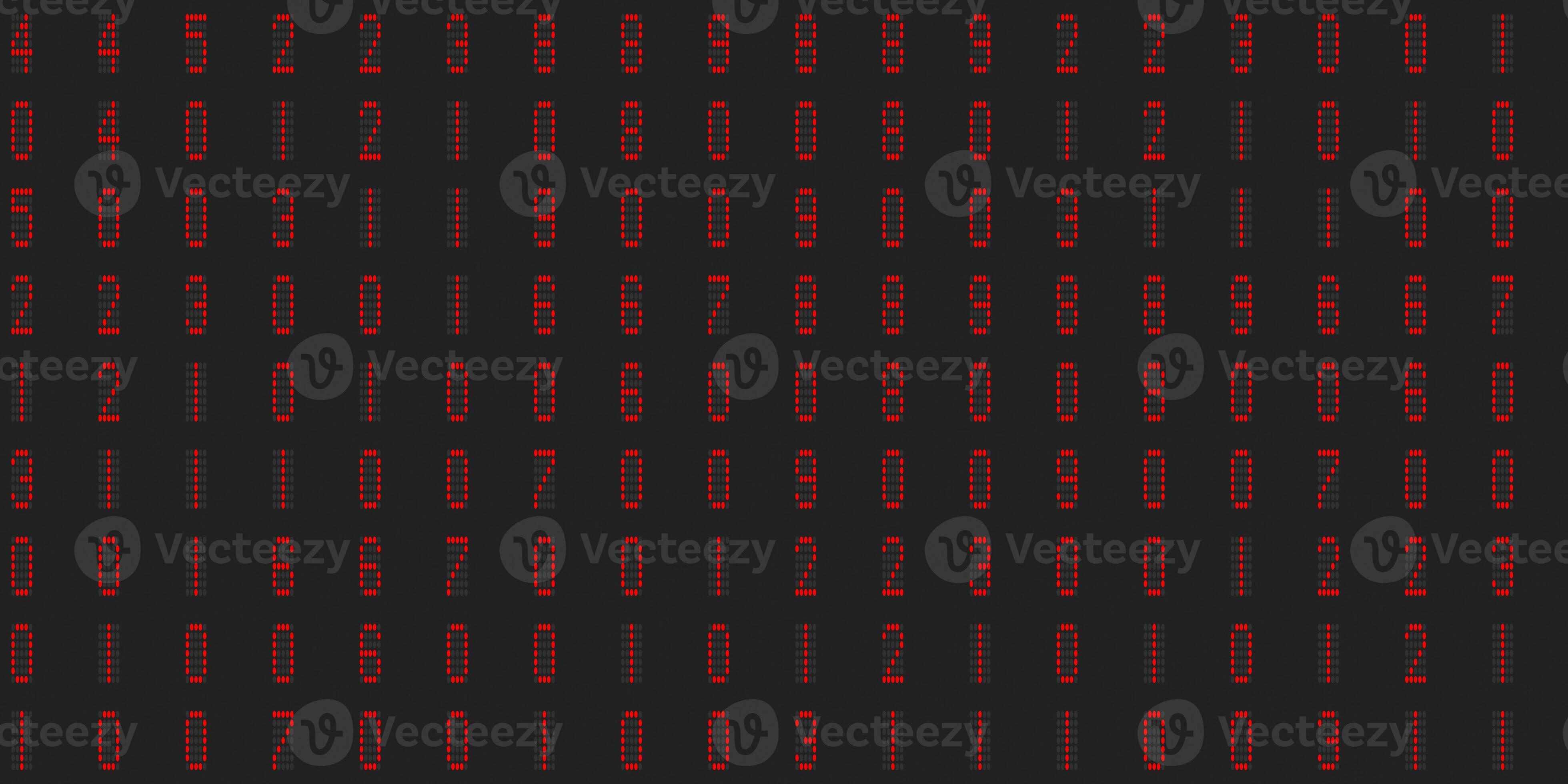 Red abstract display digit pattern. Electronic Numbers Background ...