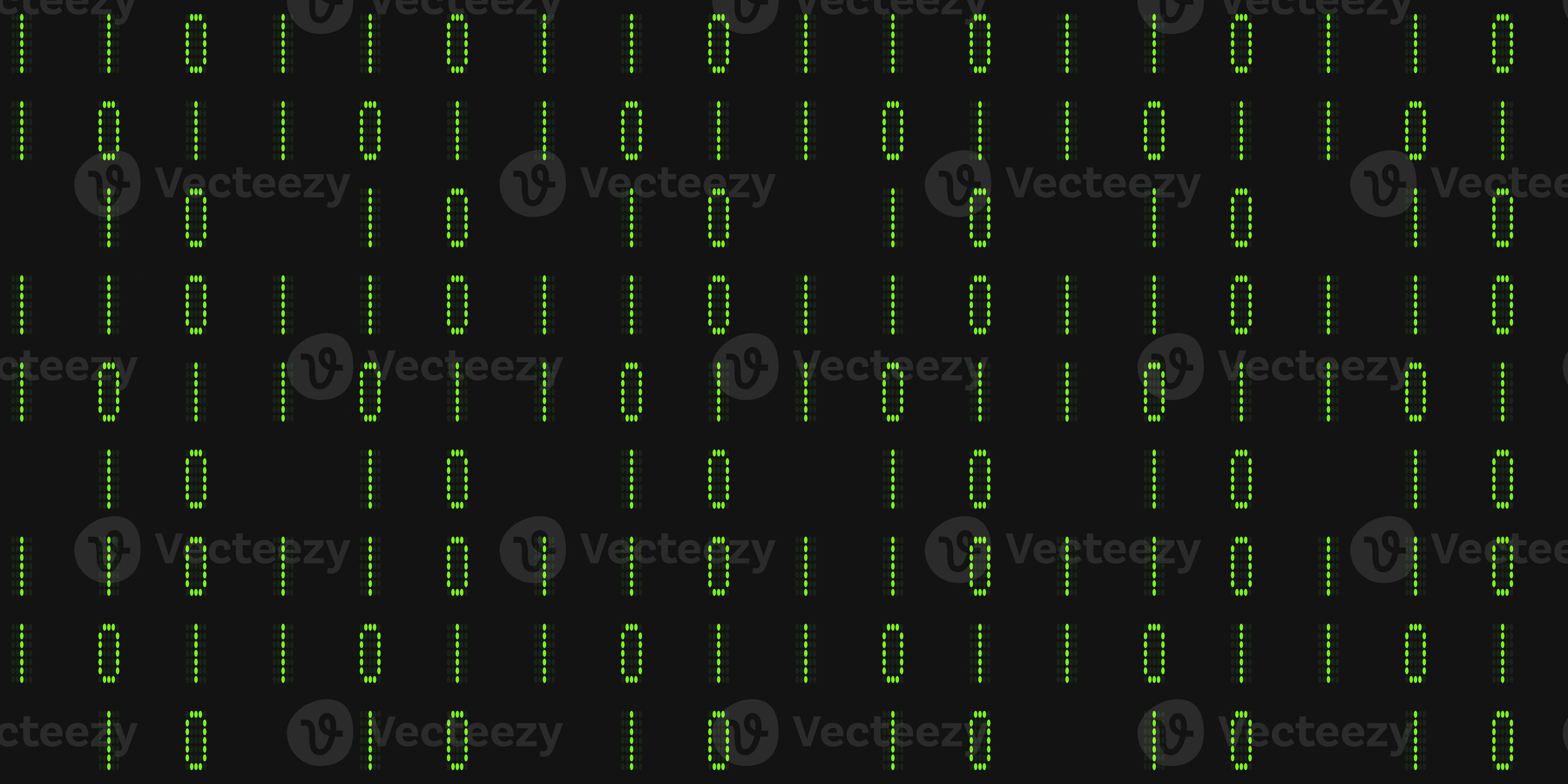 Green numeric binary creative surface. Numeral tech design backdrop ...