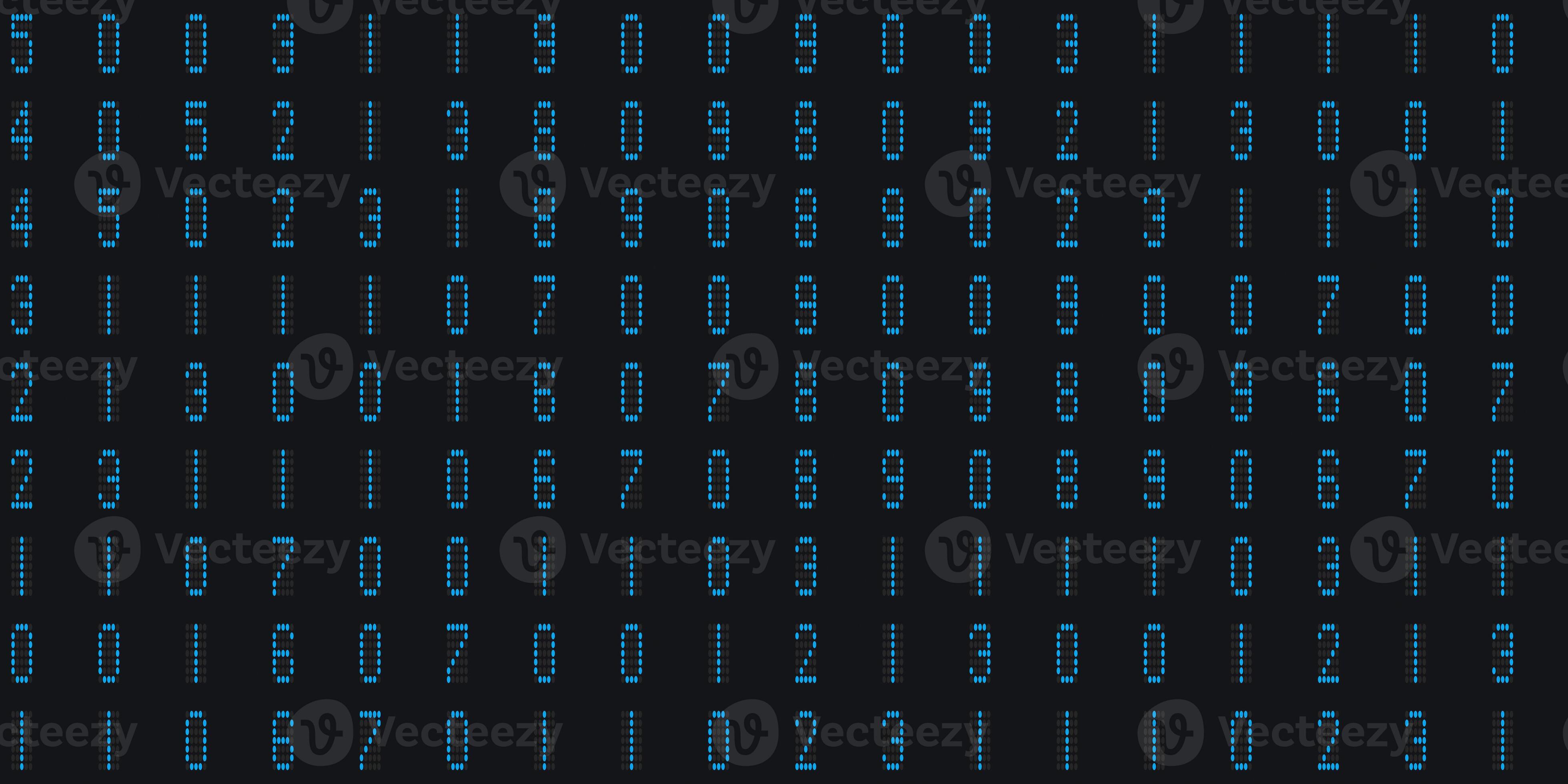Blue Numeral Tech Design Backdrop Abstract Display Digit Pattern