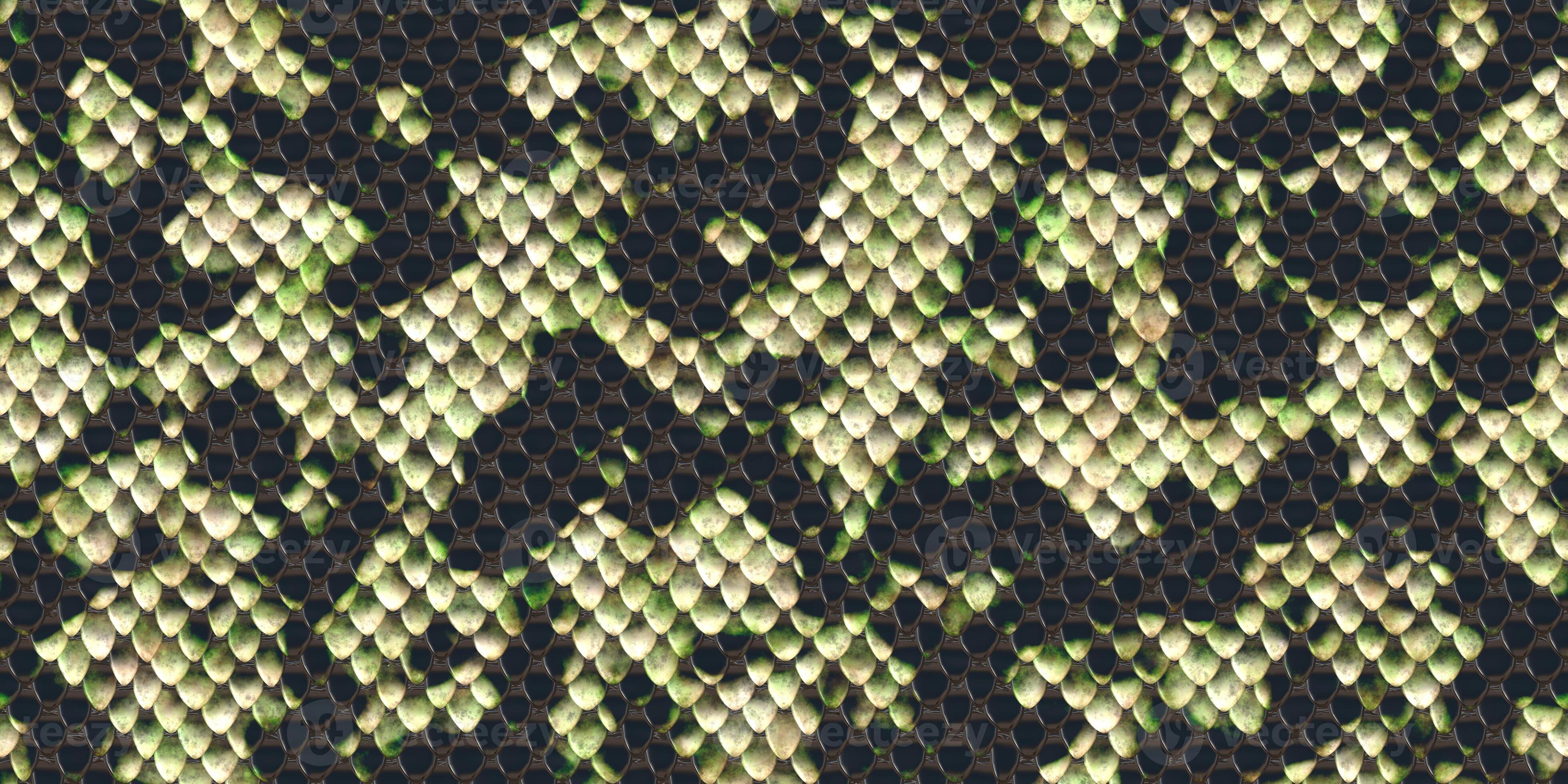 Black and white reptilian scale pattern. Snakeskin surface. Dangerous ...