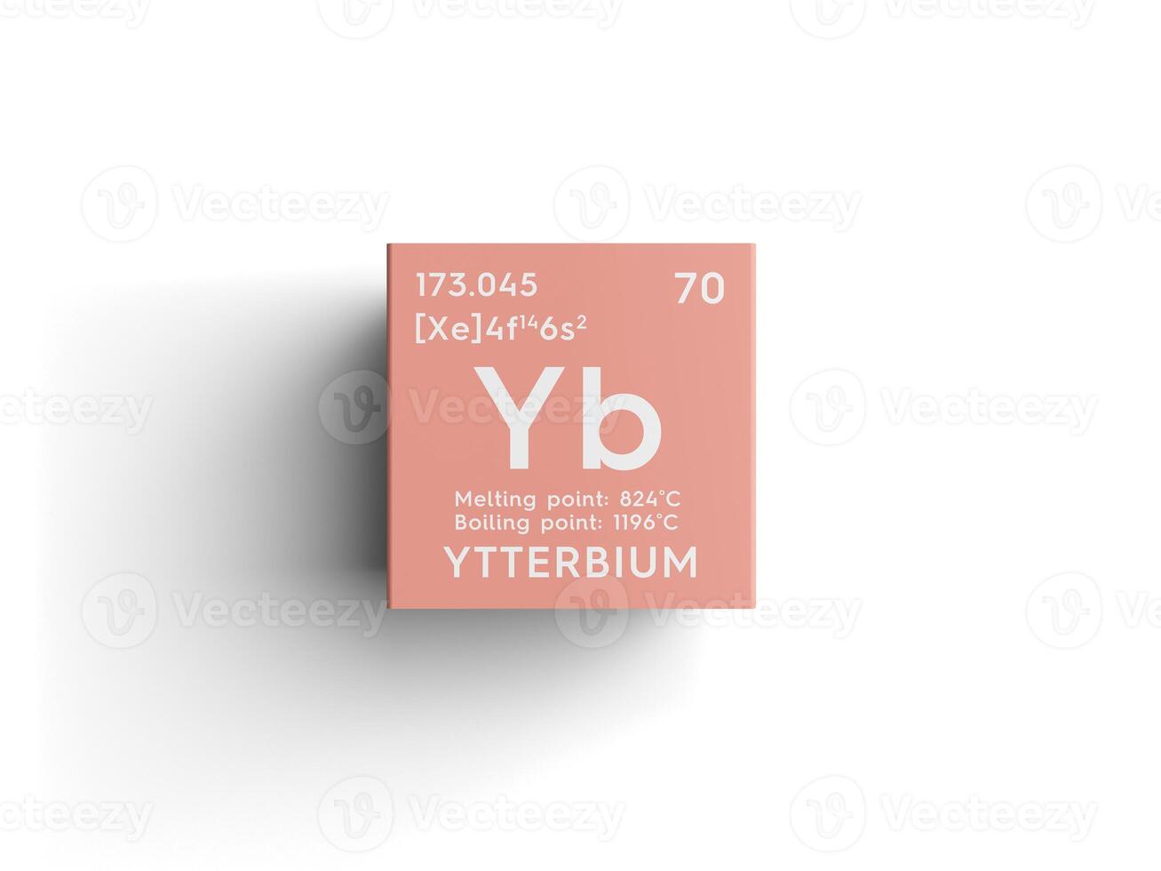 Ytterbium. Lanthanoids. Chemical Element of Mendeleev's Periodic Table ...