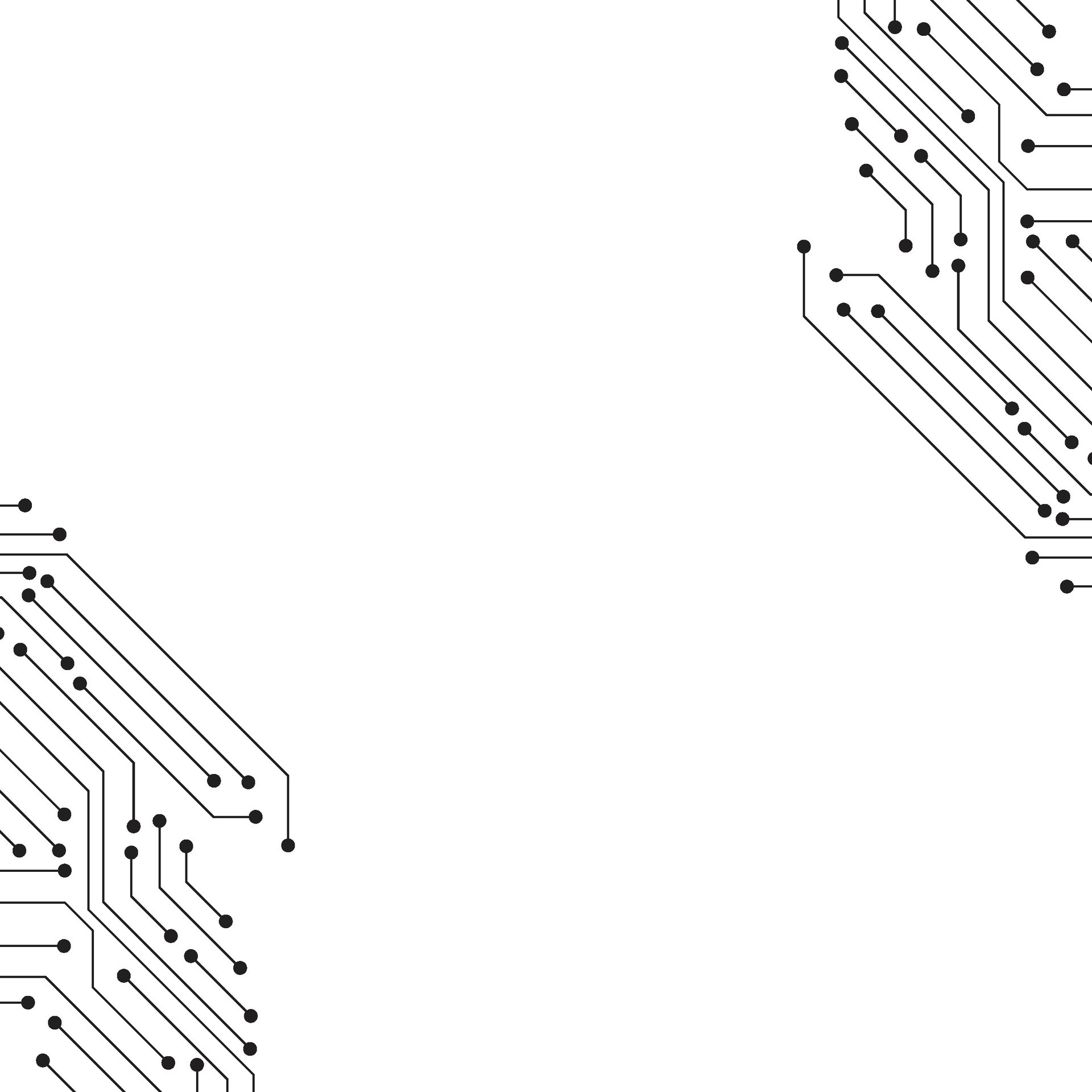 Circuit Technology Frame Border. Circuit Board Lines Element Design Isolated on Transparent ...