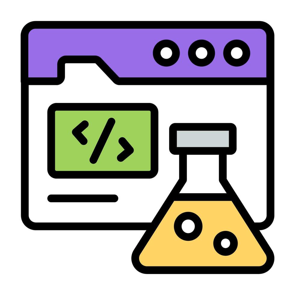 Unique design icon of web coding 46164117 Vector Art at Vecteezy