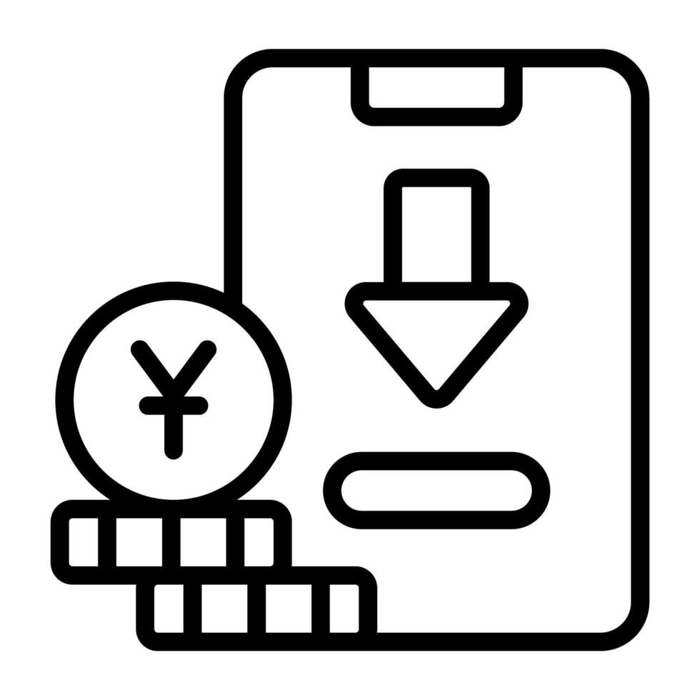 Perfect design icon of money decrease 46164770 Vector Art at Vecteezy