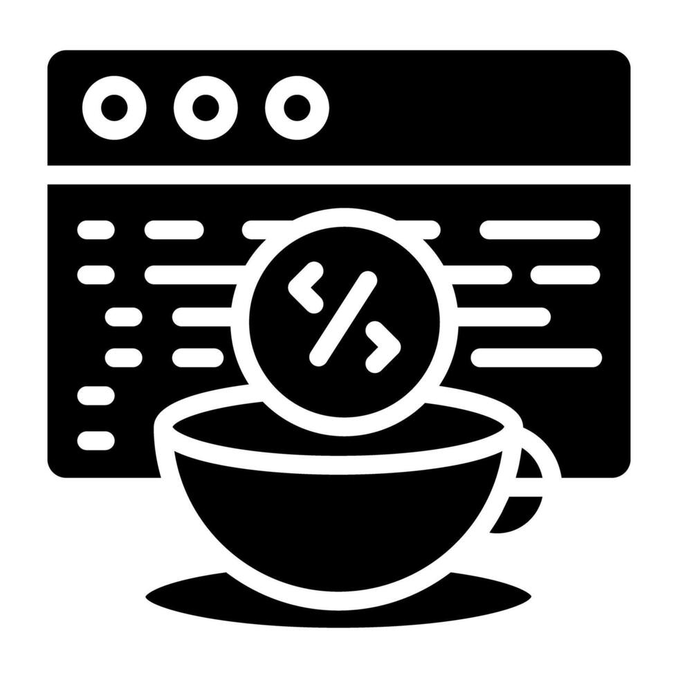 Unique design icon of web coding 46164975 Vector Art at Vecteezy