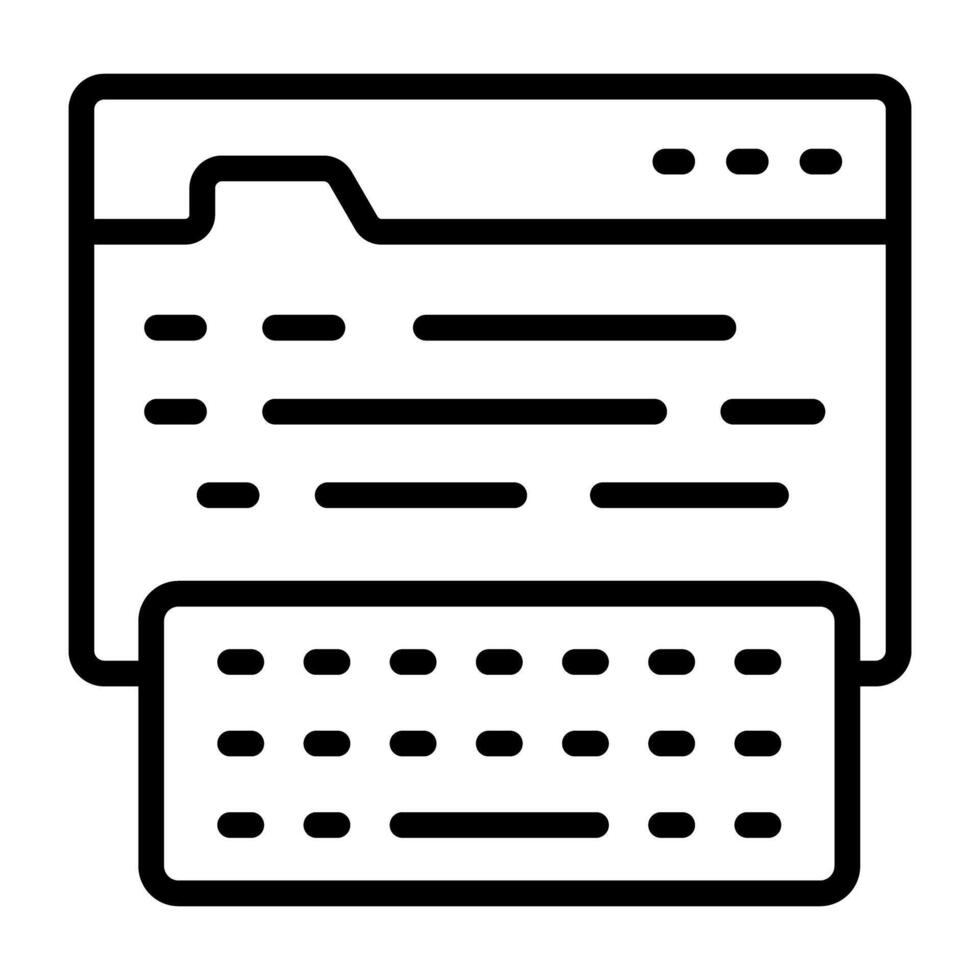 Unique design icon of web coding 46165038 Vector Art at Vecteezy