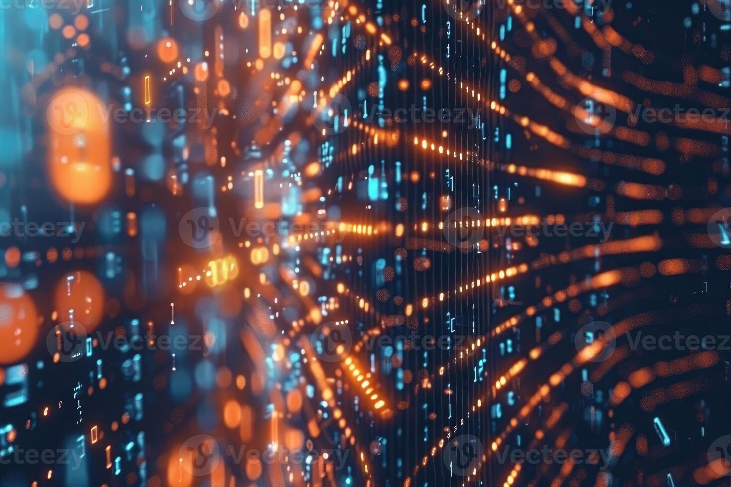 Digital Transformation Concept System Engineering Binary Code