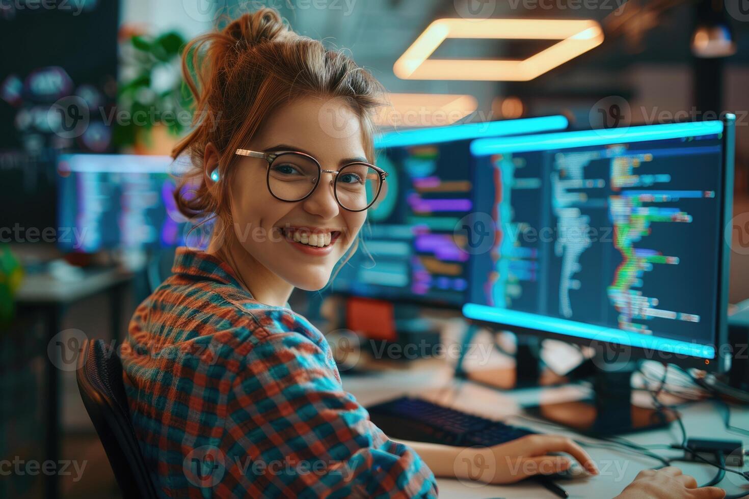 Happy Programmer Stock Photos, Images and Backgrounds for Free Download