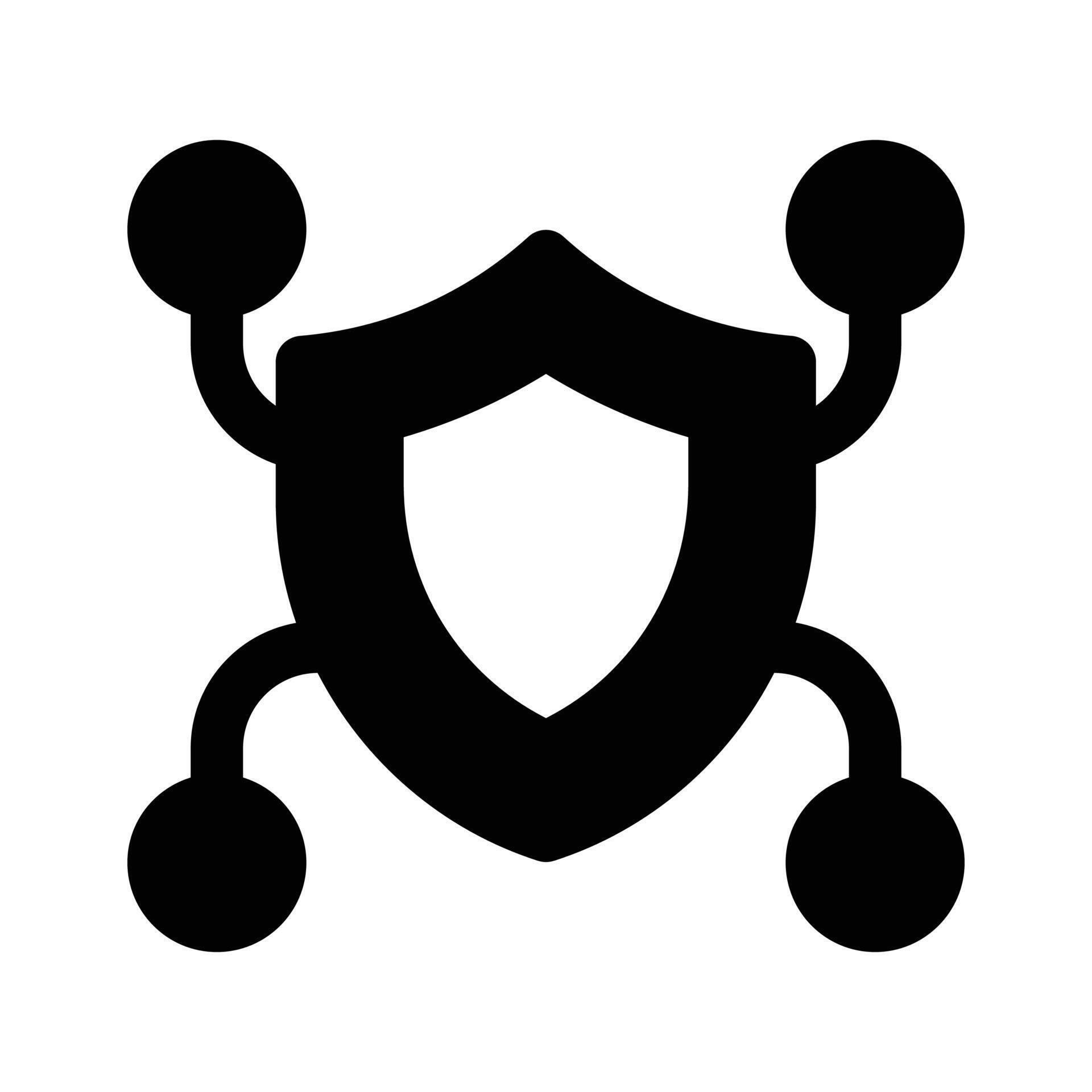Keyhole With Network Nodes Denoting Of Network Security 46257914 Vector
