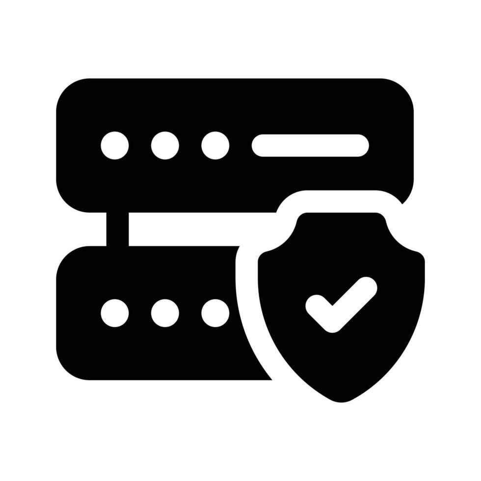 Data server with protection shield, icon of secure database 46258117 ... Data server with protection shield, icon of secure database 46258117 ...