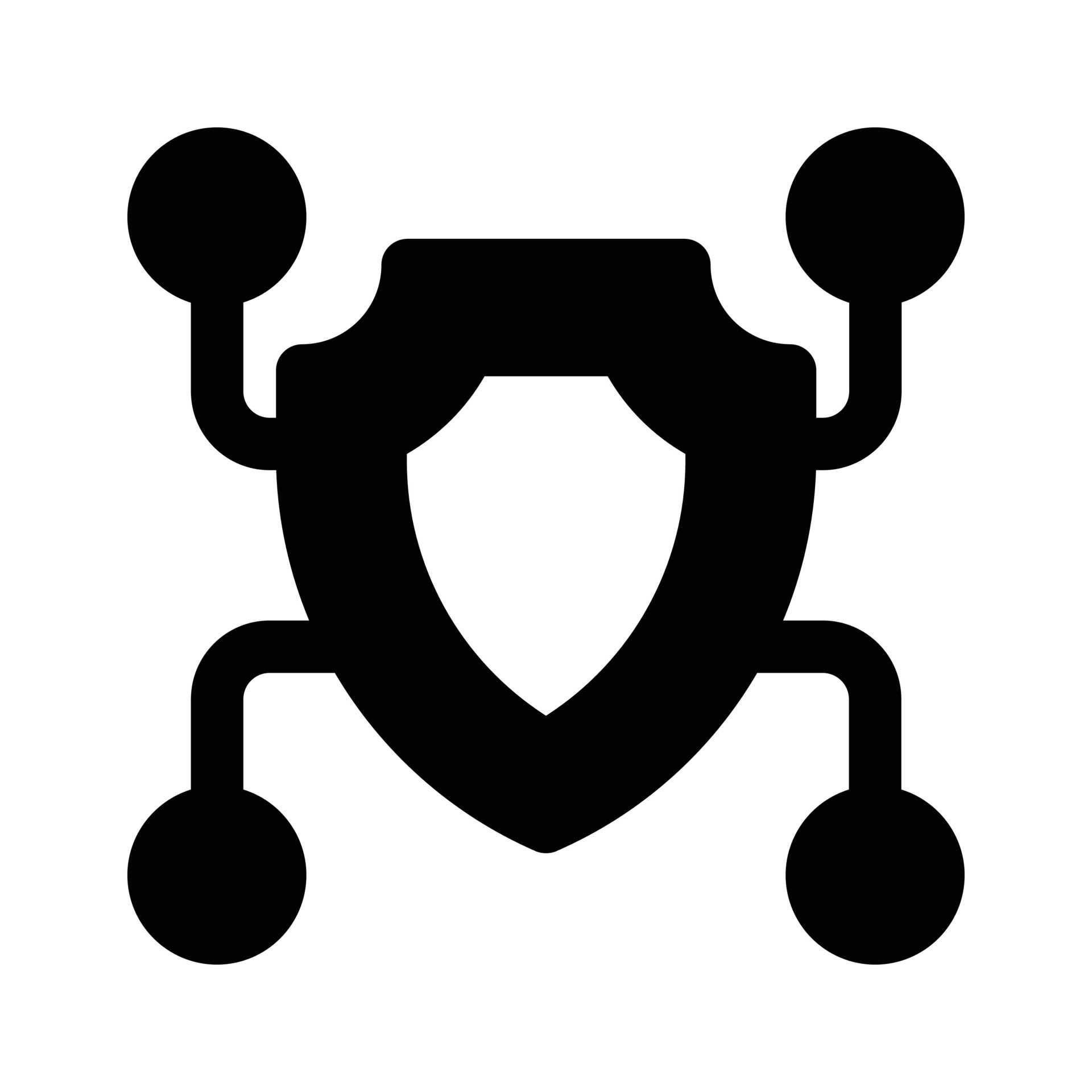Safety Shield With Network Nodes Denoting Of Network Security 46258147