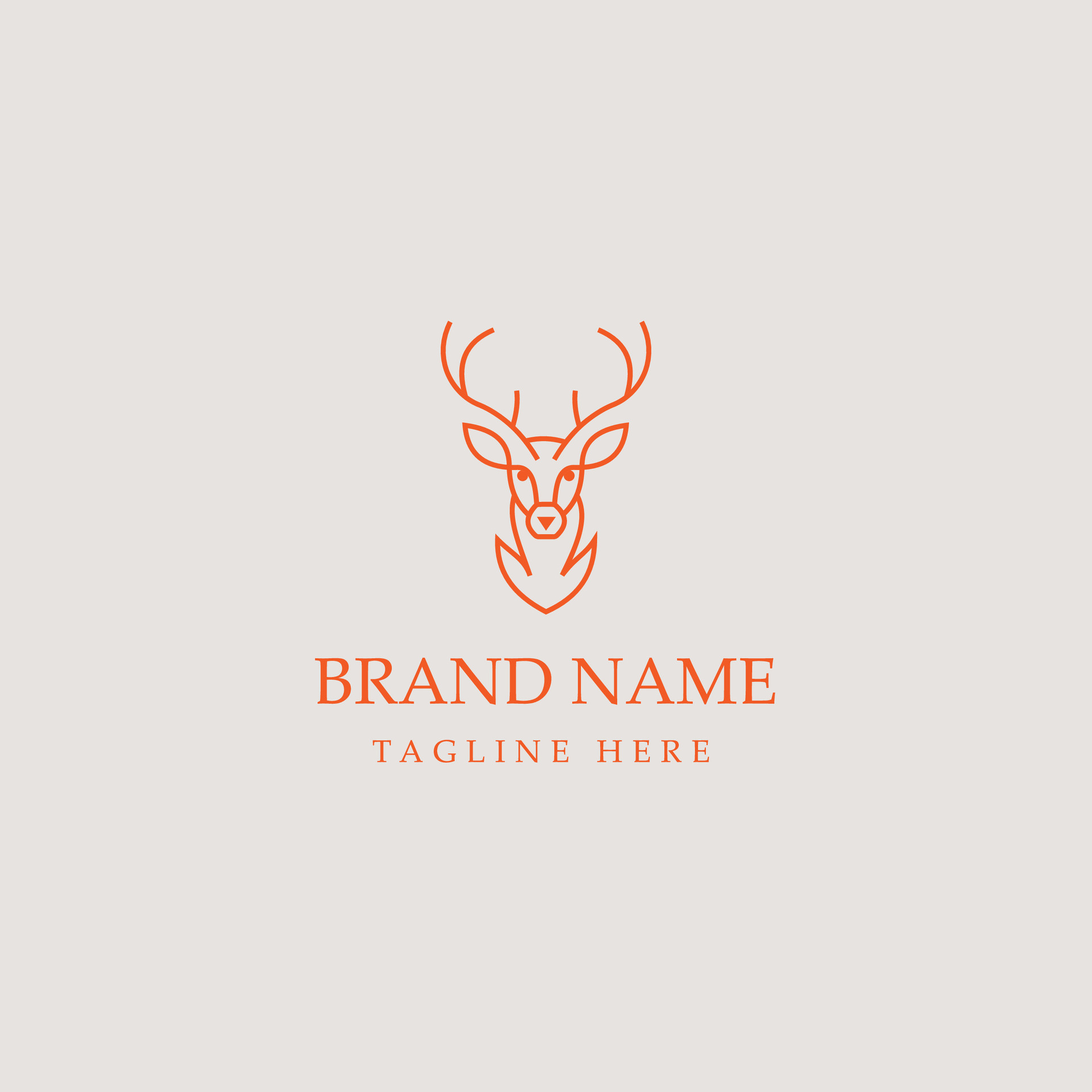 Dear logo for luxury brand, logo template, 46271649 Vector Art at Vecteezy