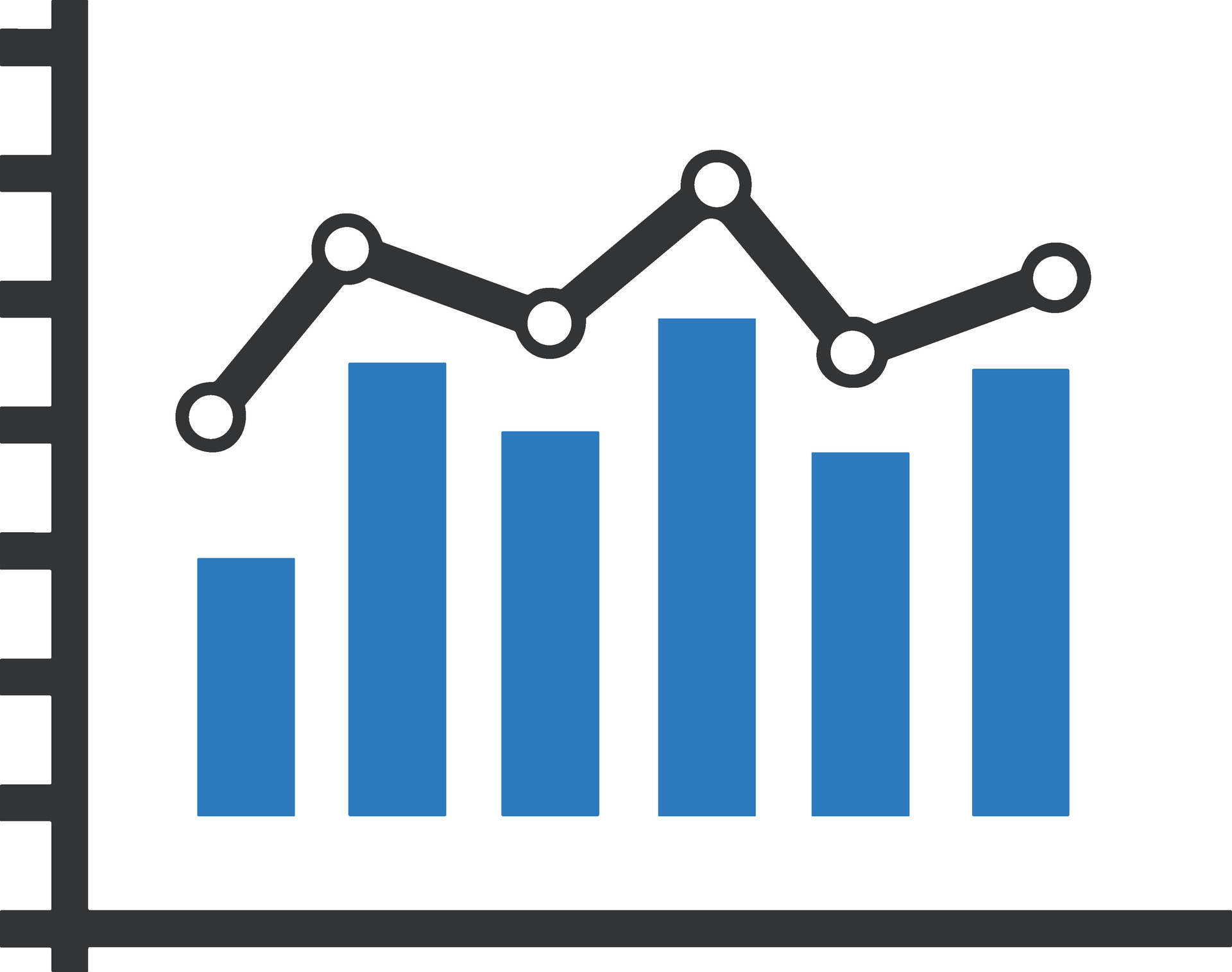 Chart Icon Symbol Image For Data Statistic Analysis Illustration