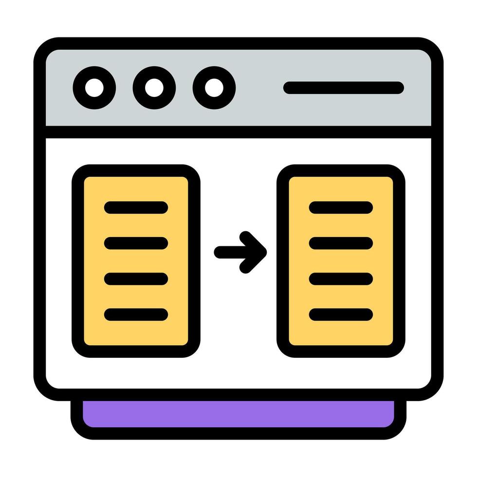 Modern design icon of web data transfer 46283089 Vector Art at Vecteezy