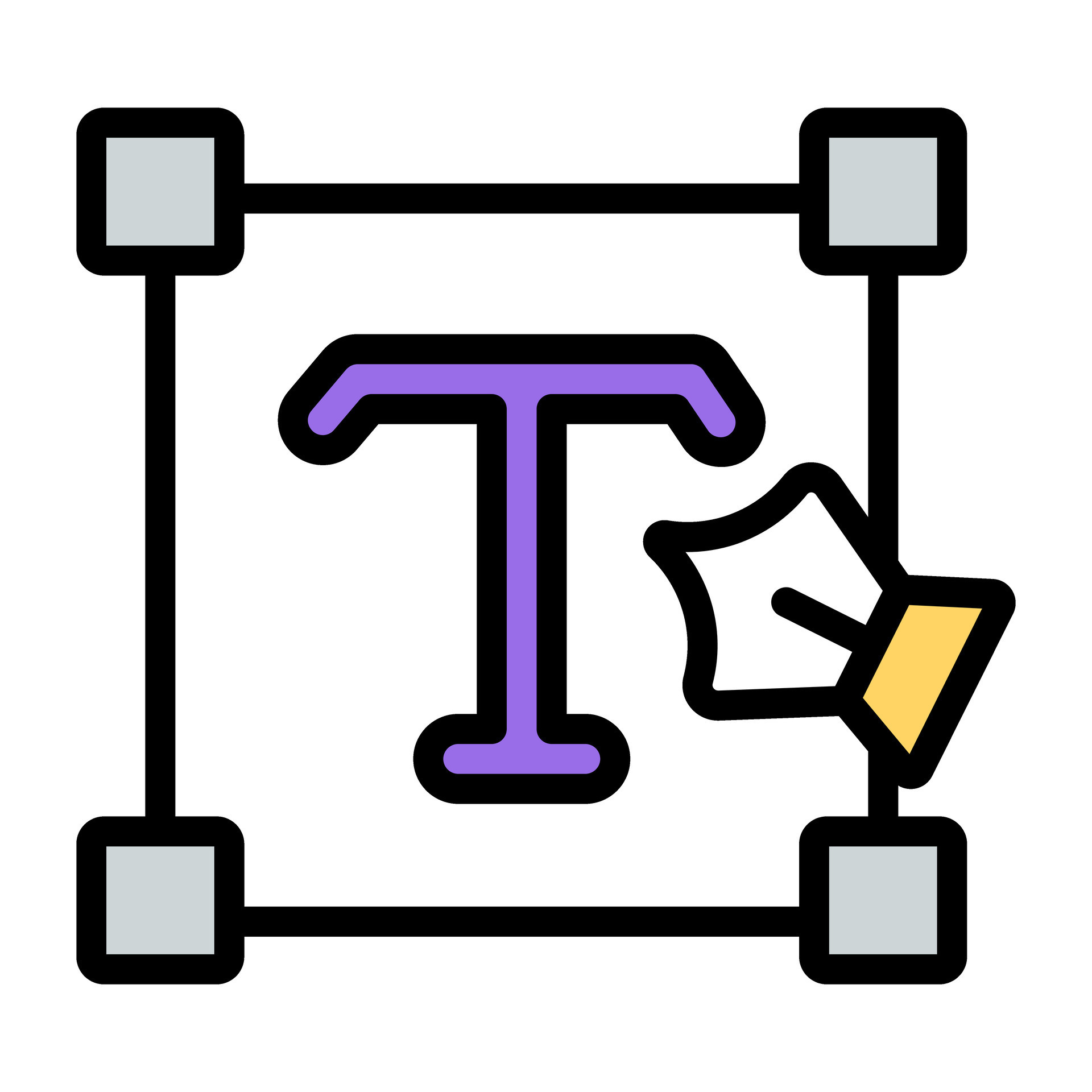 Modern style icon of text tool 46283092 Vector Art at Vecteezy