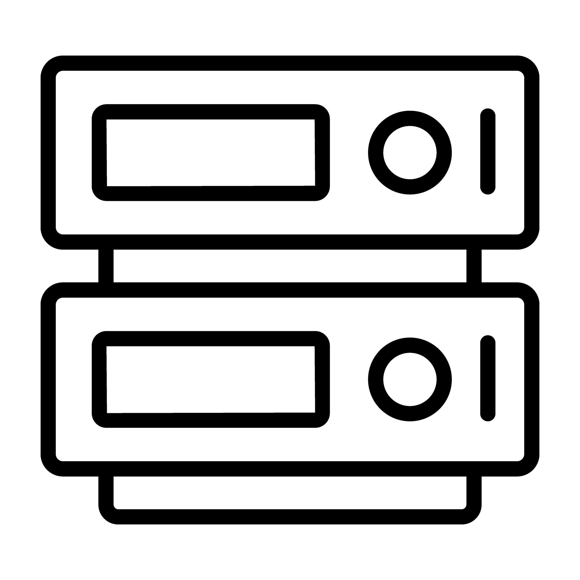 An icon design of data server 46283340 Vector Art at Vecteezy