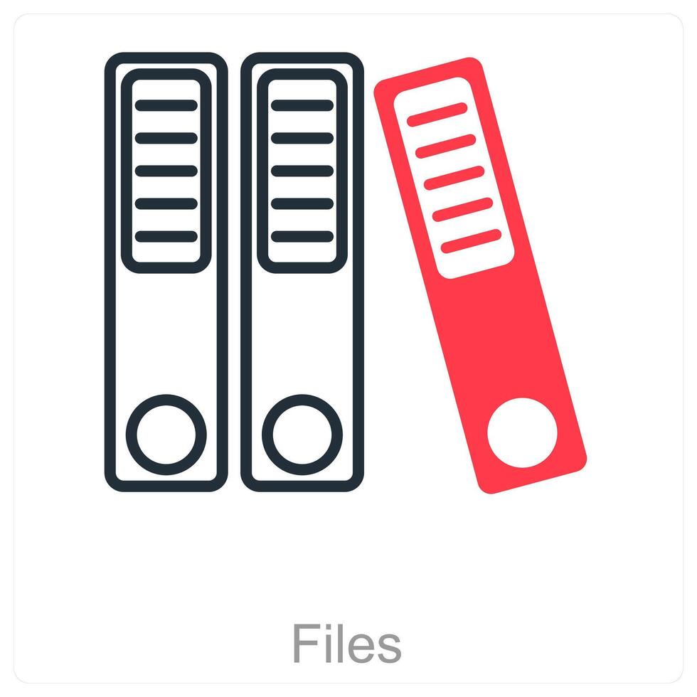 Files and folder icon concept 46283614 Vector Art at Vecteezy