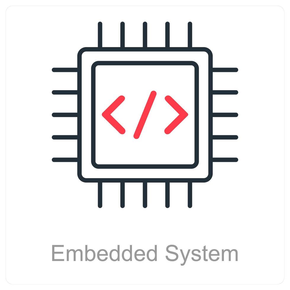 Embedded System and chip icon concept 46283716 Vector Art at Vecteezy