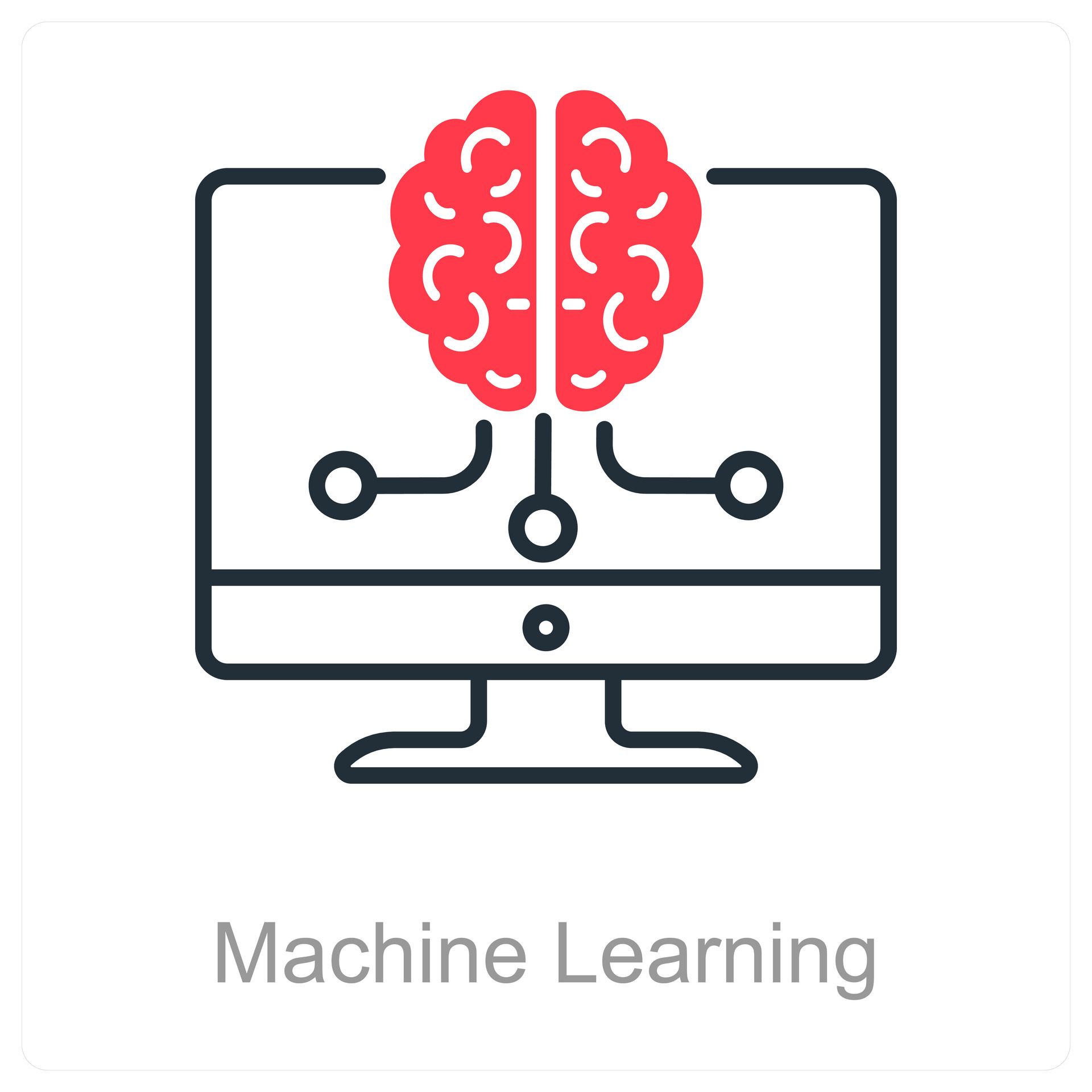 Machine Learning and classification icon concept 46283727 Vector Art at ...