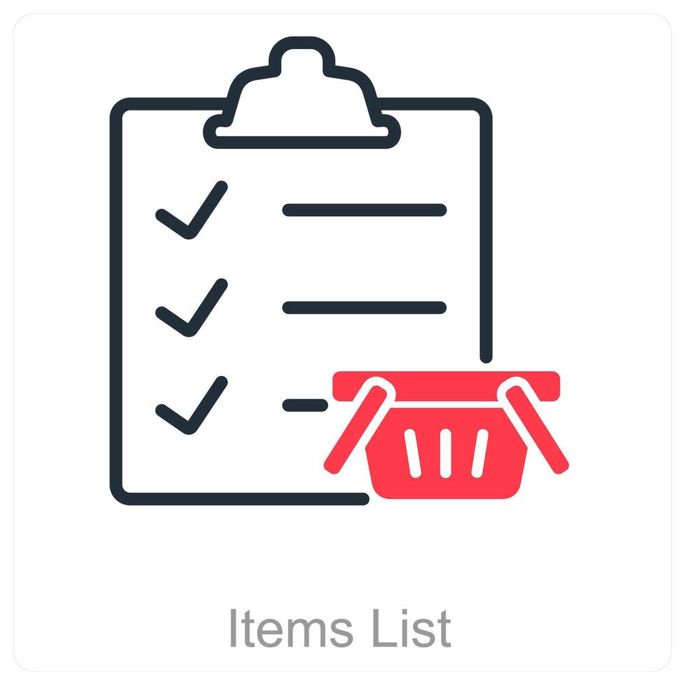 Items List and retail icon concept 46283817 Vector Art at Vecteezy Items List and retail icon concept 46283817 Vector Art at Vecteezy