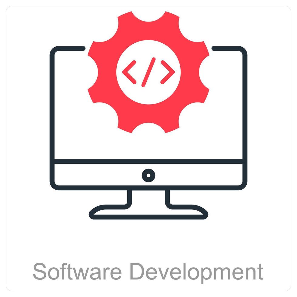Software Development and coding icon concept 46283904 Vector Art at ...