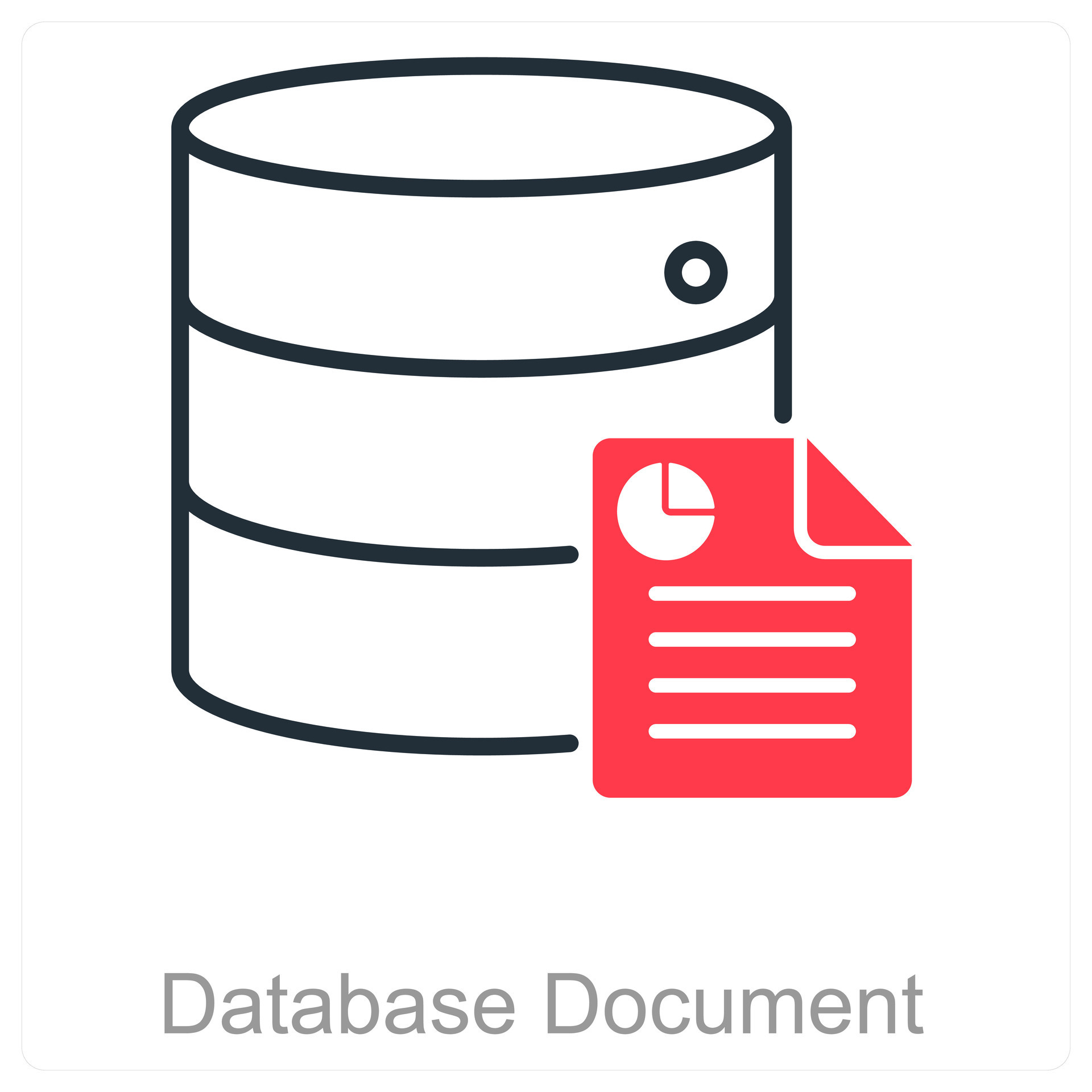 Database Document and data icon concept 46283977 Vector Art at Vecteezy