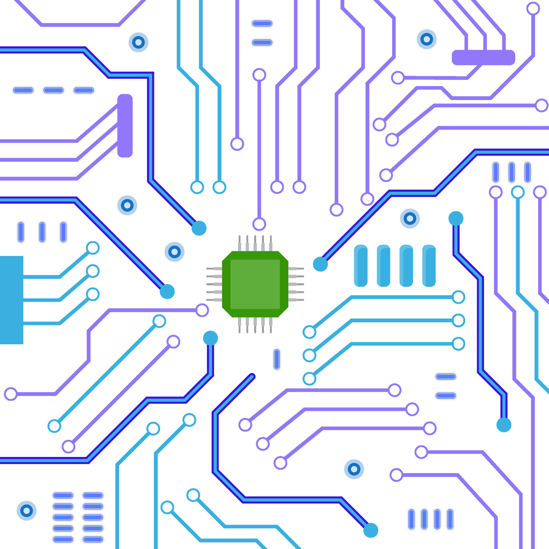 Microprocessor And Motherboard Computer Hardware And Microprocessor