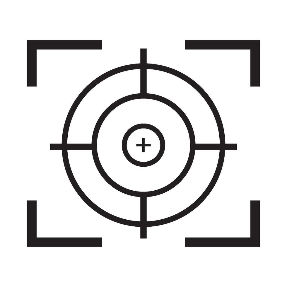 icono de objetivo de pistola 46295115 Vector en Vecteezy