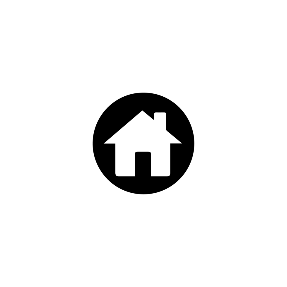 minimal home icon, web homepage symbol 46300543 PNG
