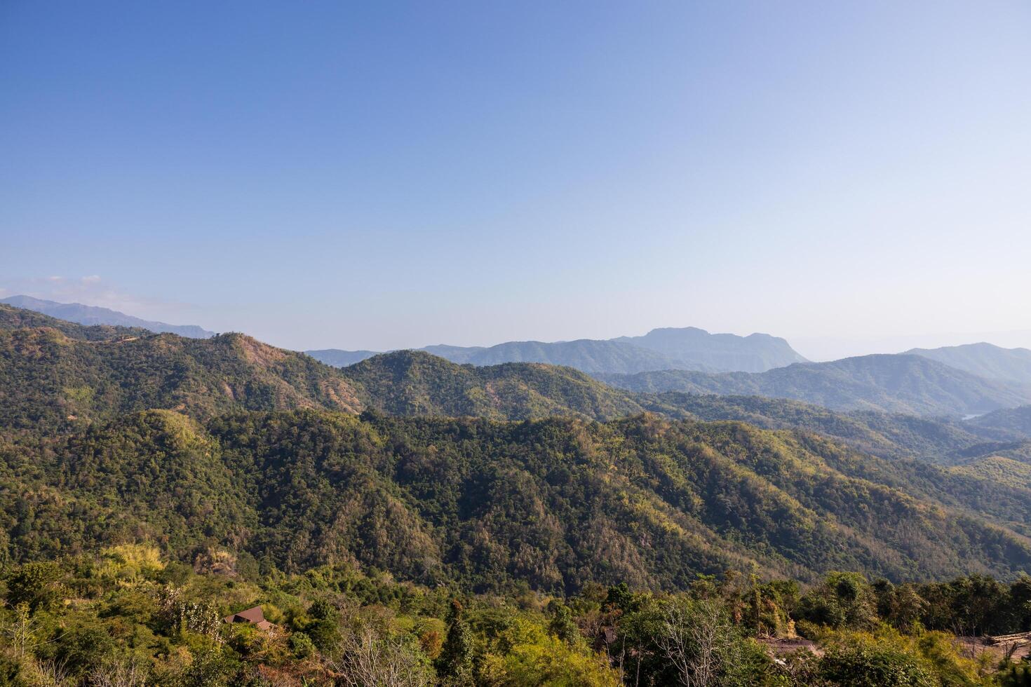 The scenery of many mountain hills overlapping one another. 46303010 ... The scenery of many mountain hills overlapping one another. 46303010 ...