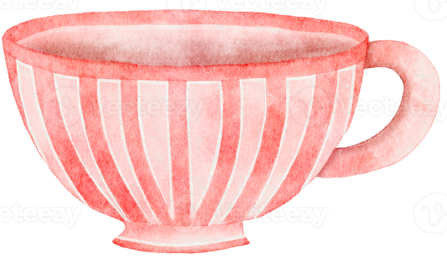 Watercolor Pink Tea or Coffee Cup 46304507 PNG