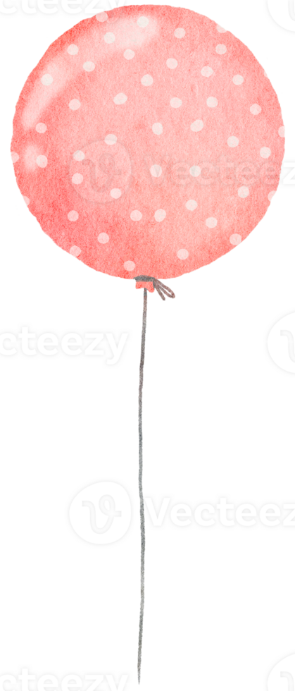 Watercolor Pink Balloons 46304555 PNG