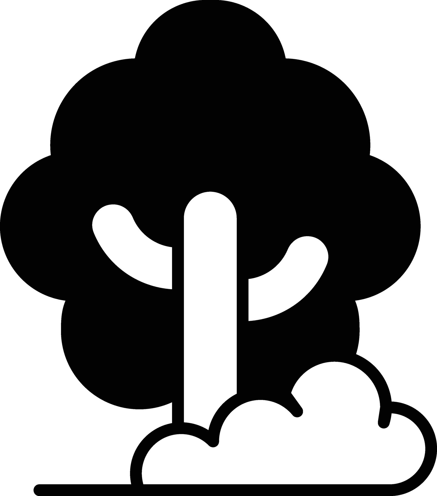 A tree with a trunk and branches 46319368 Vector Art at Vecteezy