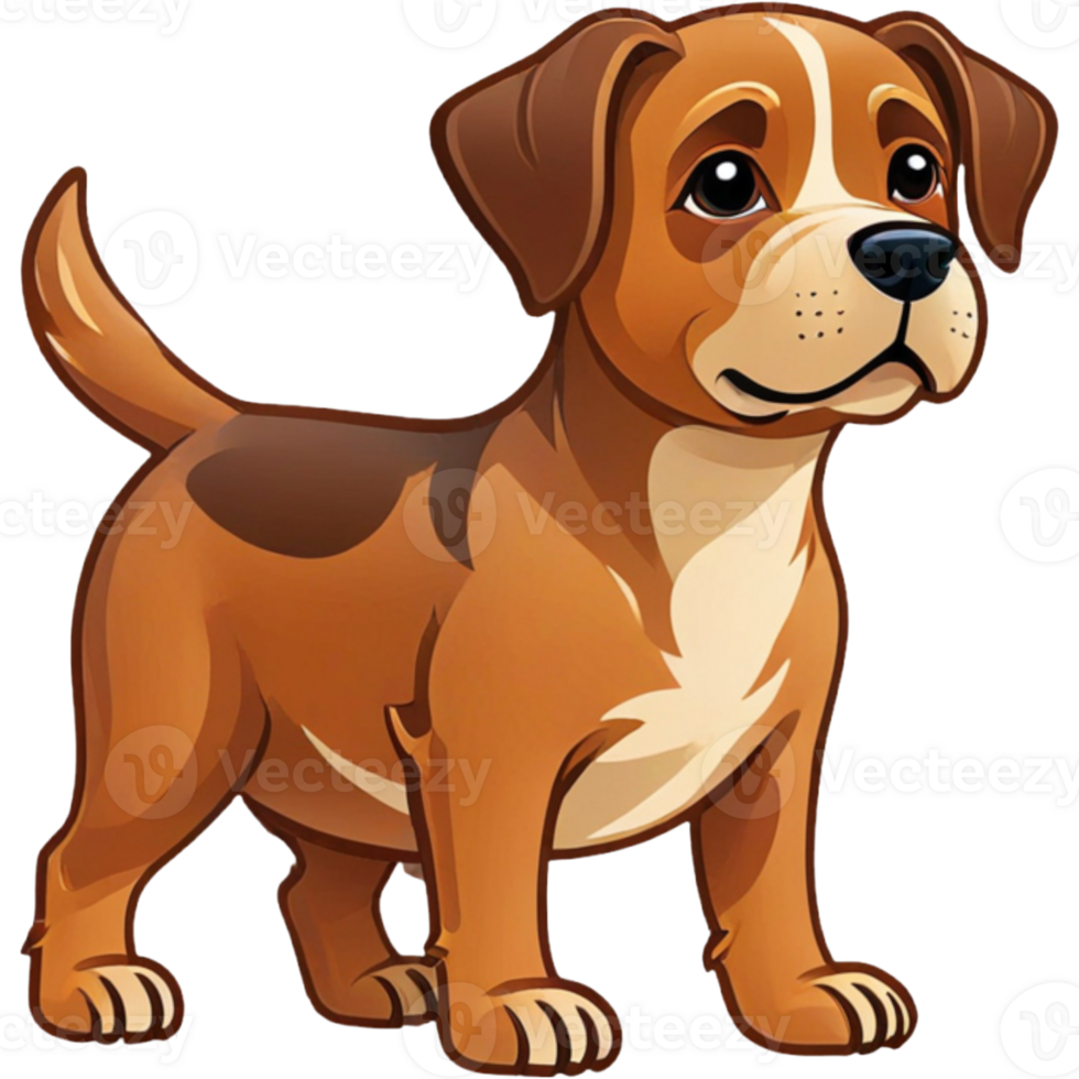 Brown adorable dog icon 46325163 PNG