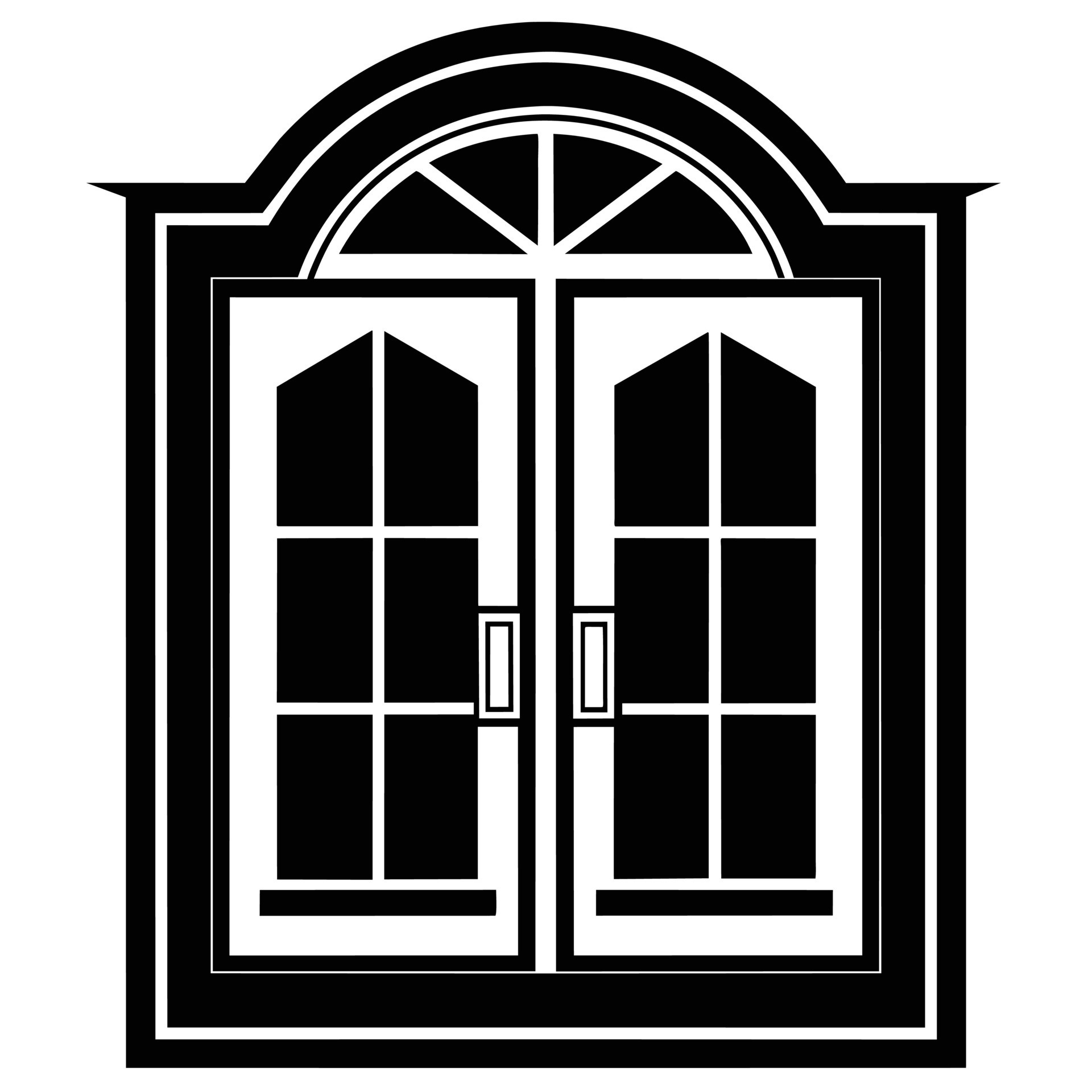 illustration of window and door, suitable for window fabrication logo and etc 46332048 Vector ...