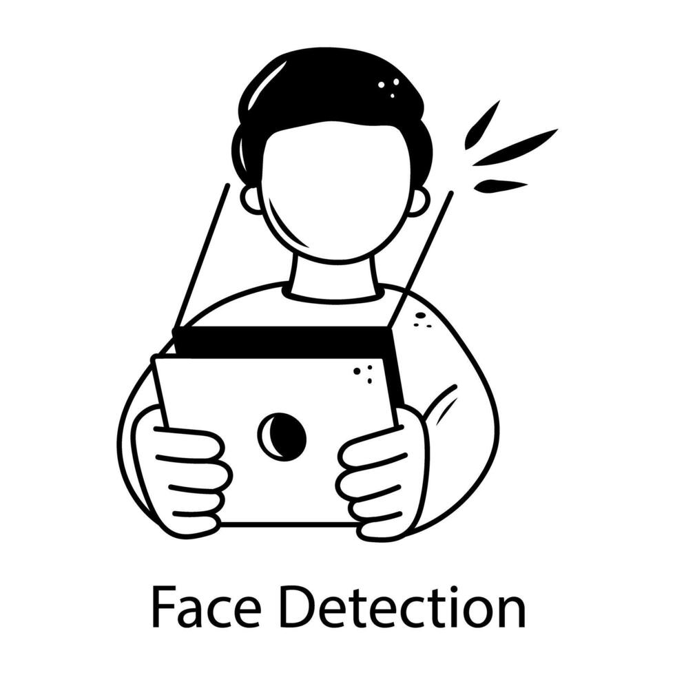 Trendy Face Detection 46335418 Vector Art At Vecteezy