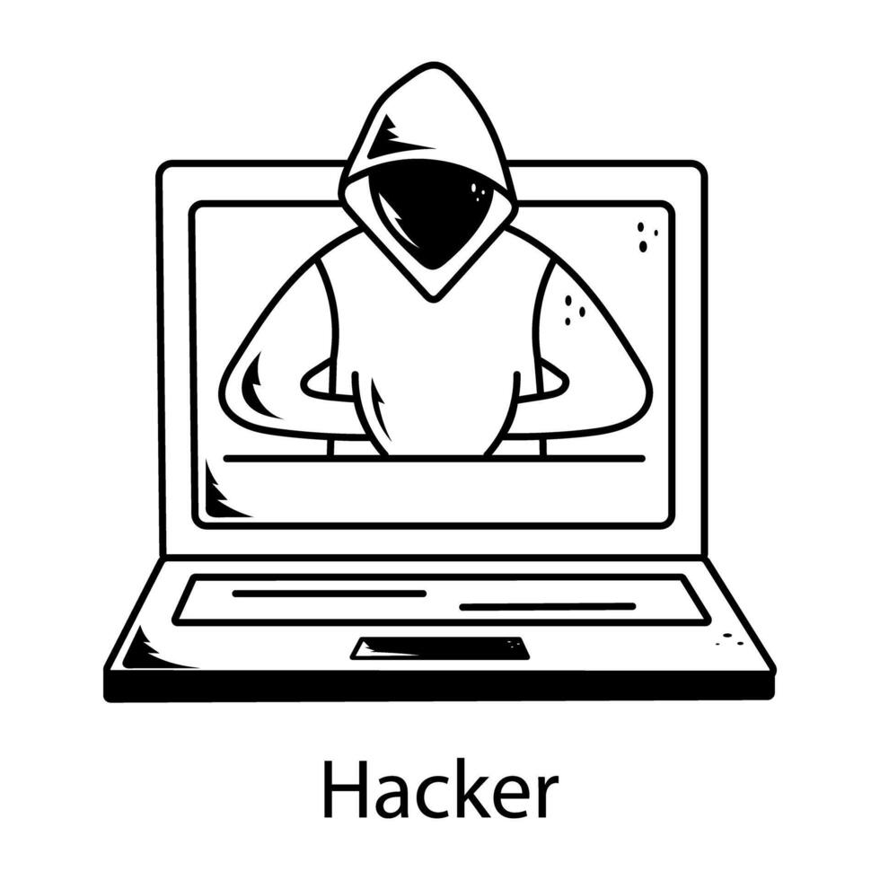 Trendy Hacker Concepts 46335588 Vector Art at Vecteezy