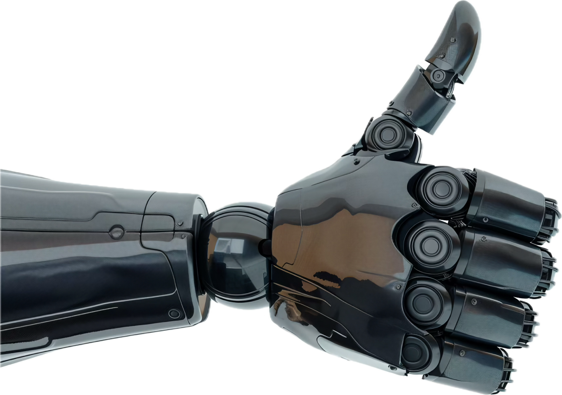Futuristic Robotic Arm with Advanced Mechanisms. 46336275 PNG