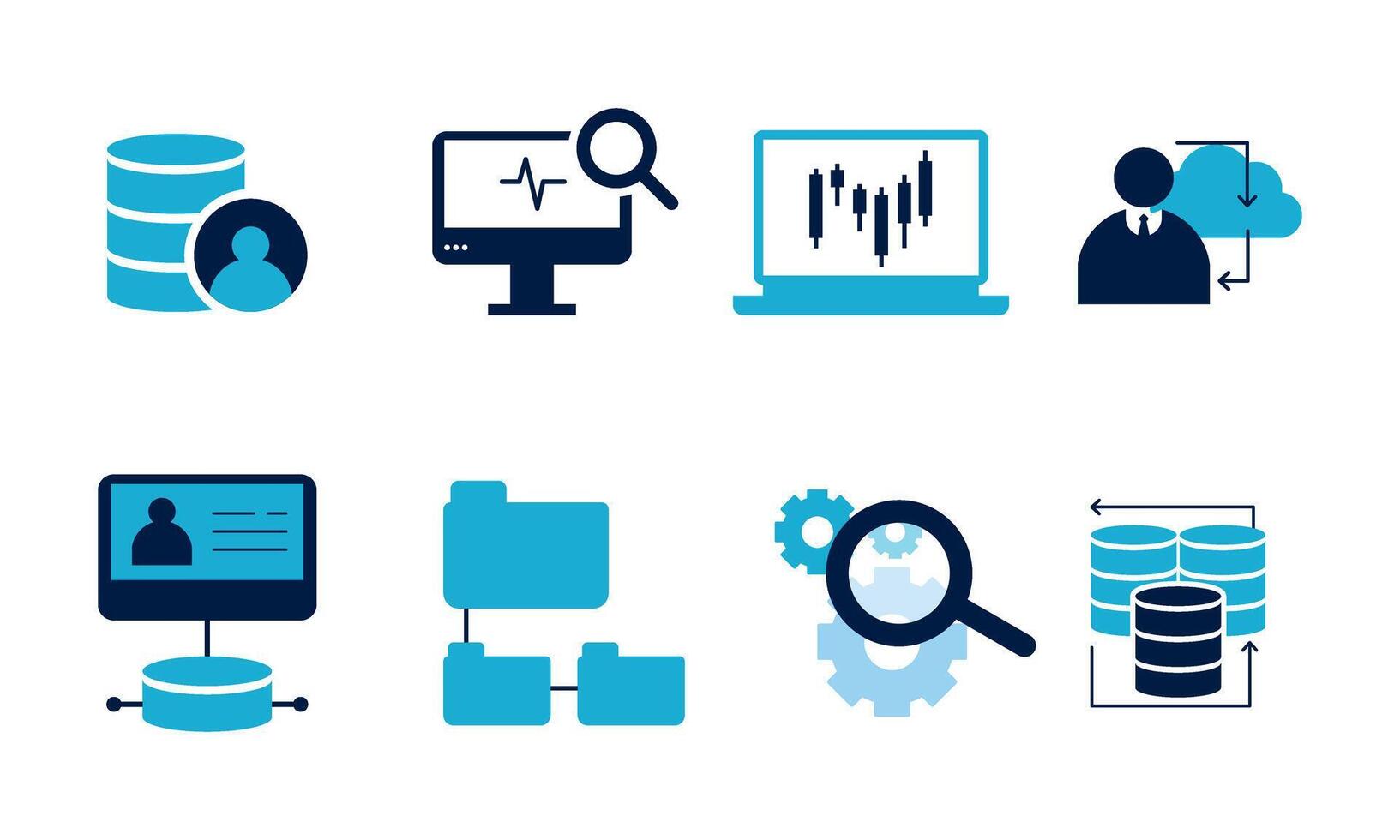 Data analytics icon set. Big data analysis technology symbol 46342632 ... Data analytics icon set. Big data analysis technology symbol 46342632 ...