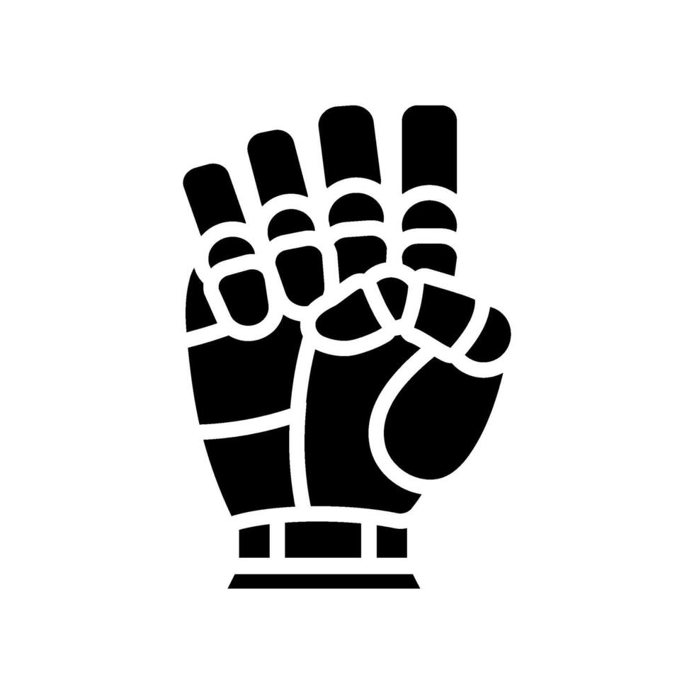 fist robot hand gesture glyph icon illustration 46343267 Vector Art at ... fist robot hand gesture glyph icon illustration 46343267 Vector Art at ...
