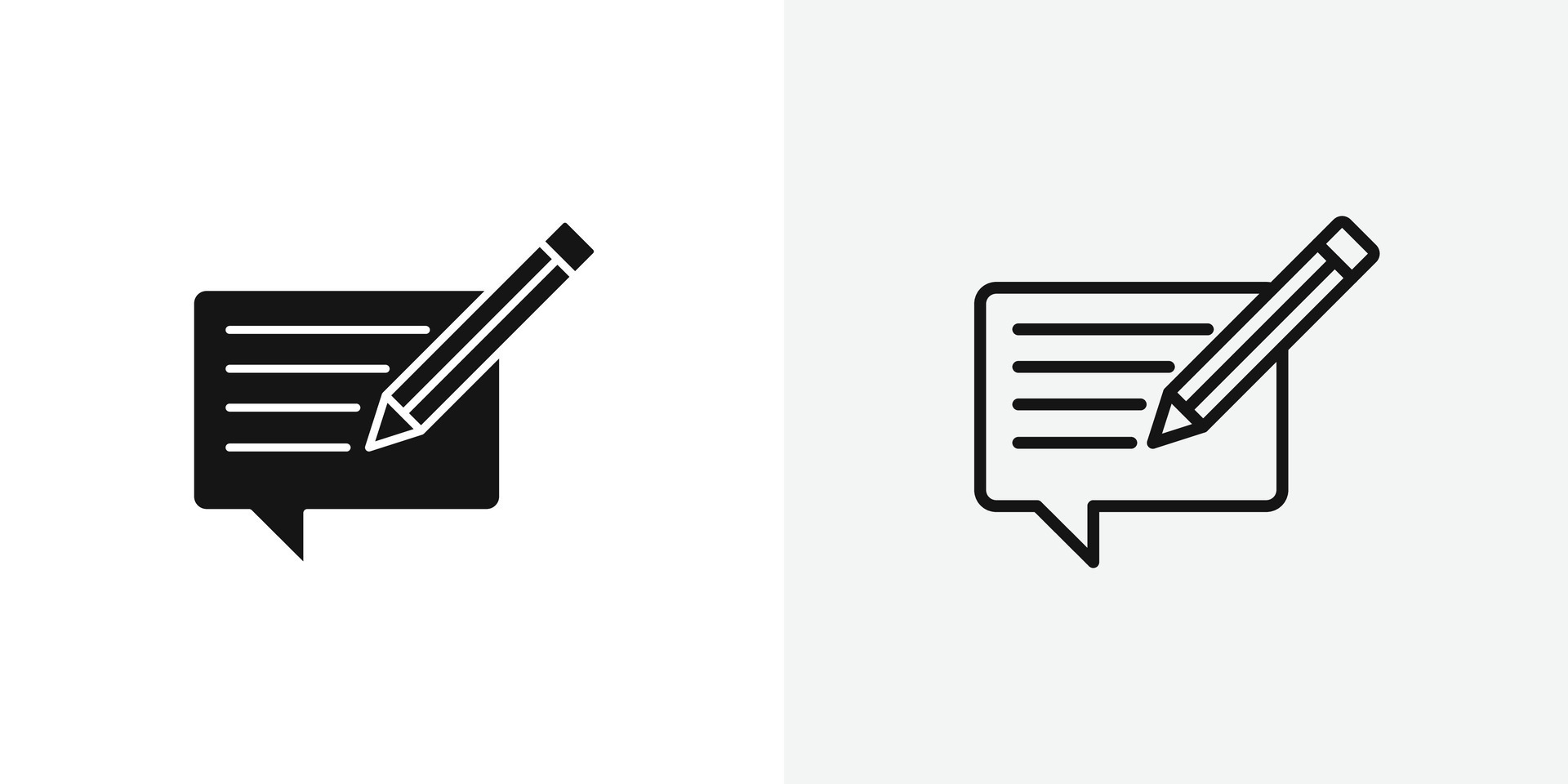 Write Comment Icon 46346424 Vector Art At Vecteezy